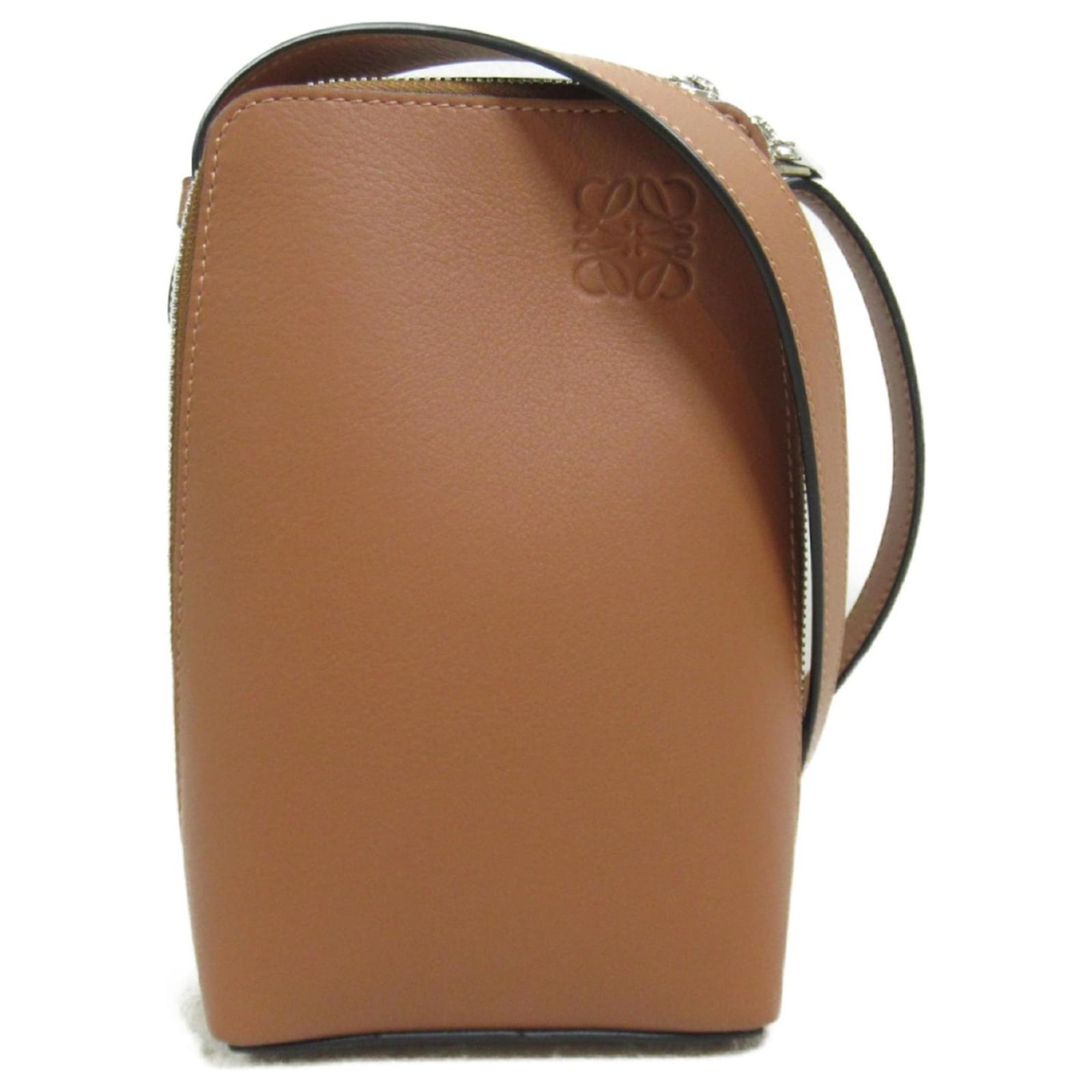 Loewe Box Shoulder Bag in Brown Leather ref.1538368 - Joli Closet