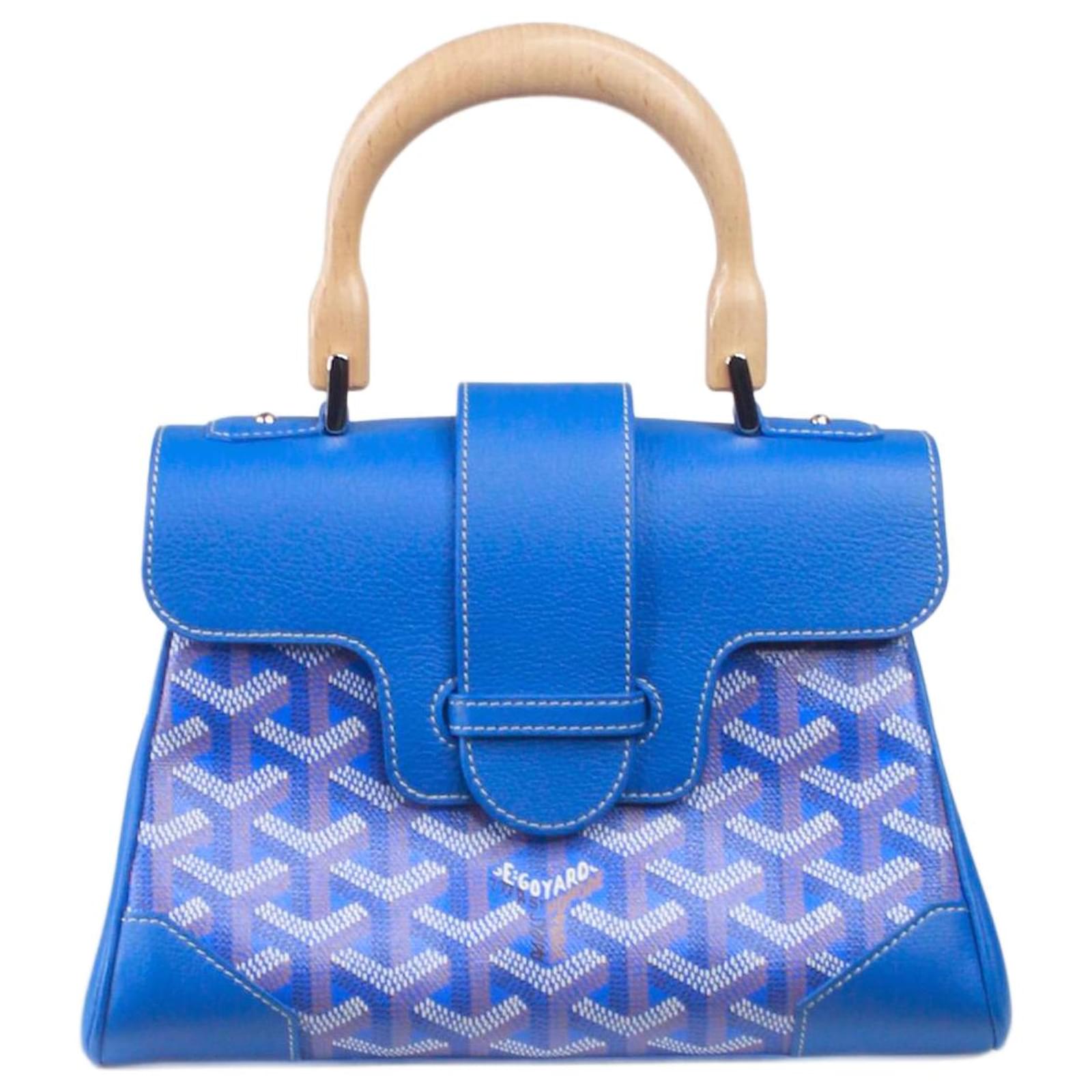 Goyard Blue mini Saigon bag Cloth ref.1538530 - Joli Closet