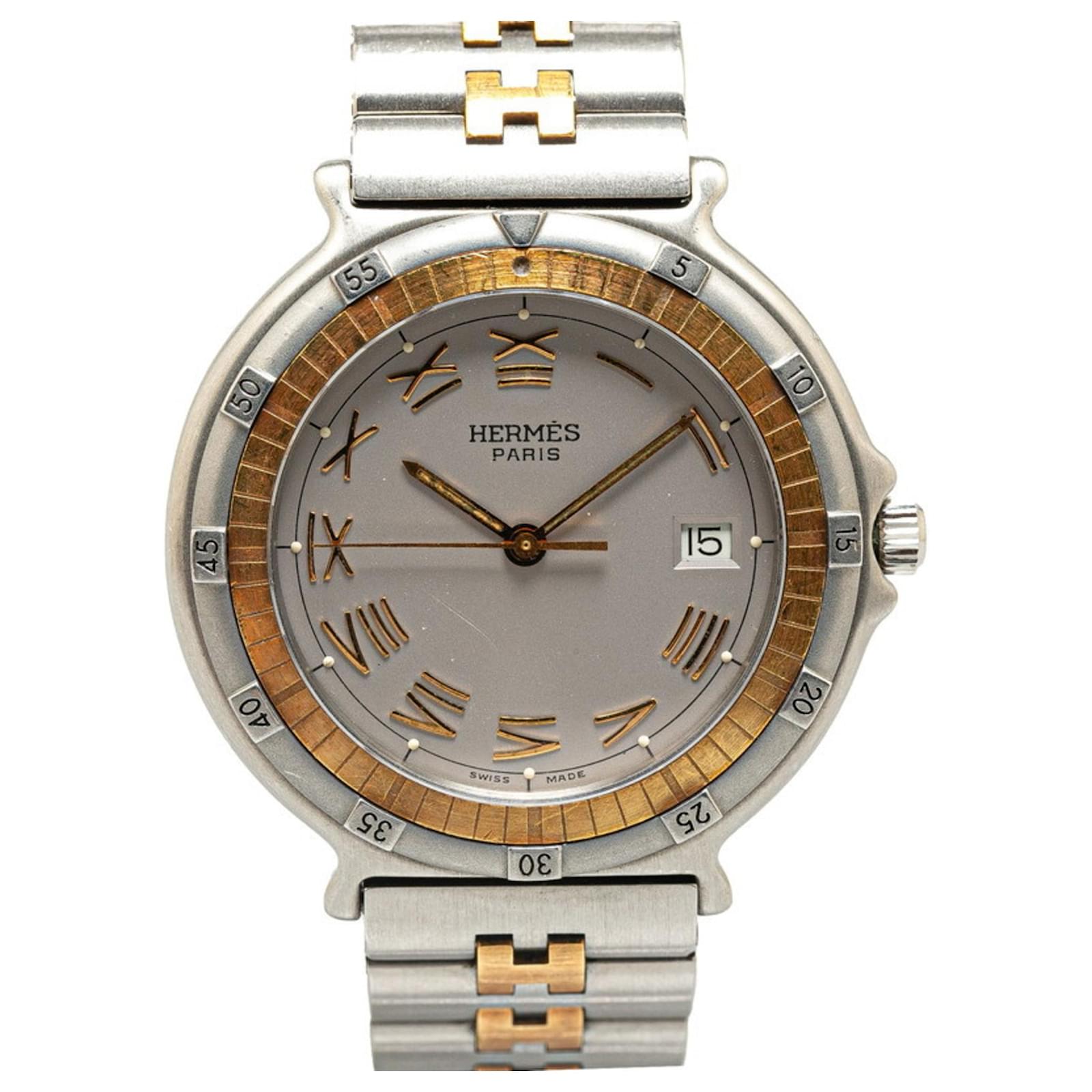 Hermès Hermes Captain Nemo Quartz Wristwatch ref.1548151 - Joli Closet