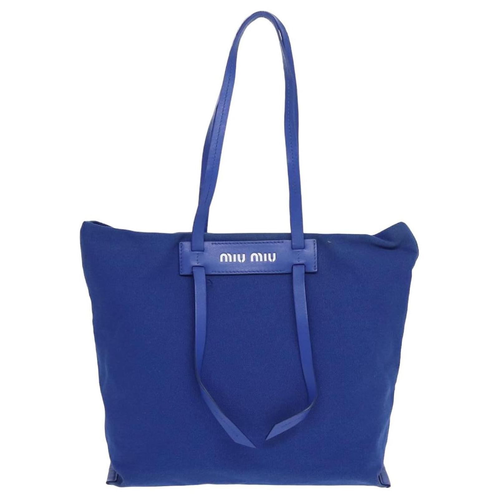 Miu Miu Blue Cloth ref.1549073 - Joli Closet