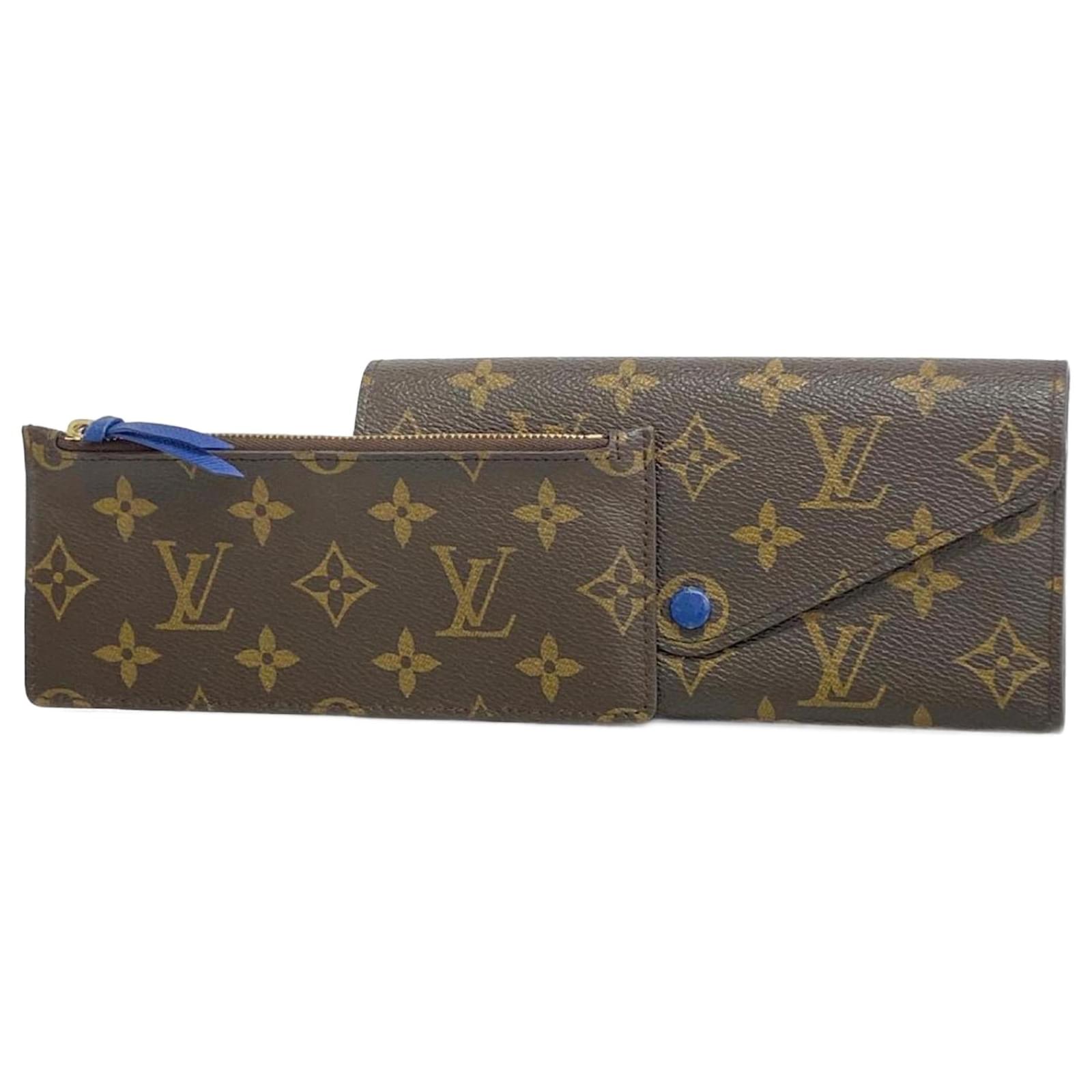 Louis Vuitton Tri-fold Long Wallet Blue ref.1551566 - Joli Closet