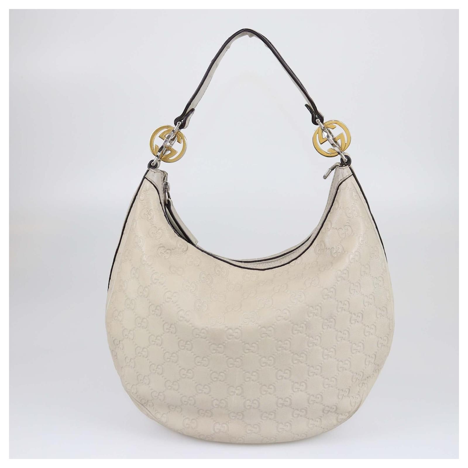 GUCCI Handbags T. Leather Beige ref.1553448 - Joli Closet
