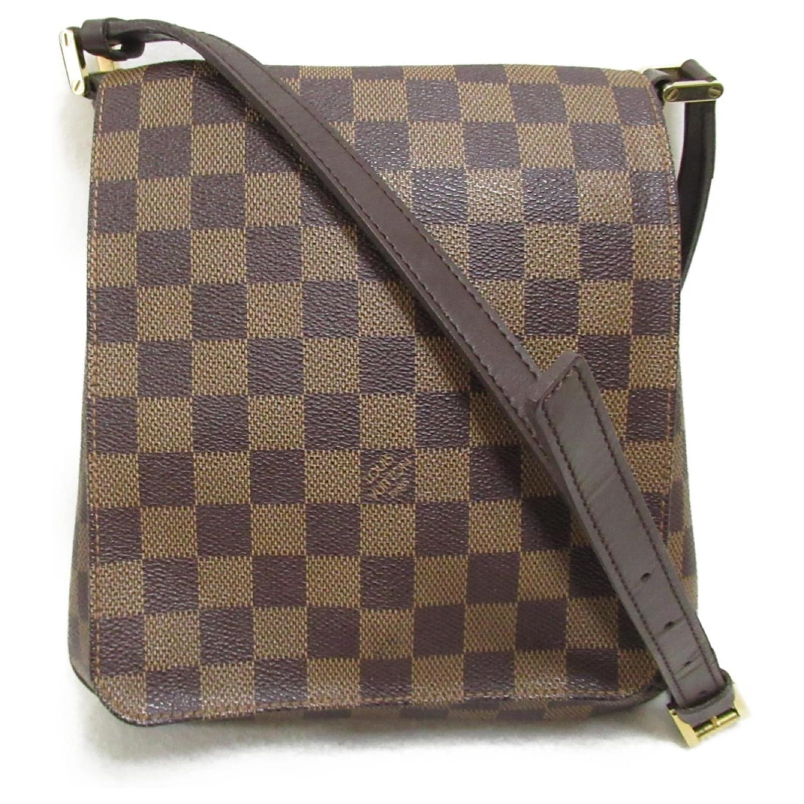 Louis Vuitton Musette Salsa Long Shoulder Bag Brown Damier ebene Cloth ...