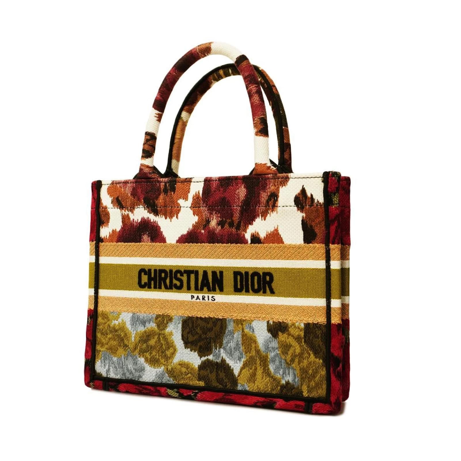 Christian Dior Multicolor Canvas Tote Bag Multiple colors Cloth ref ...