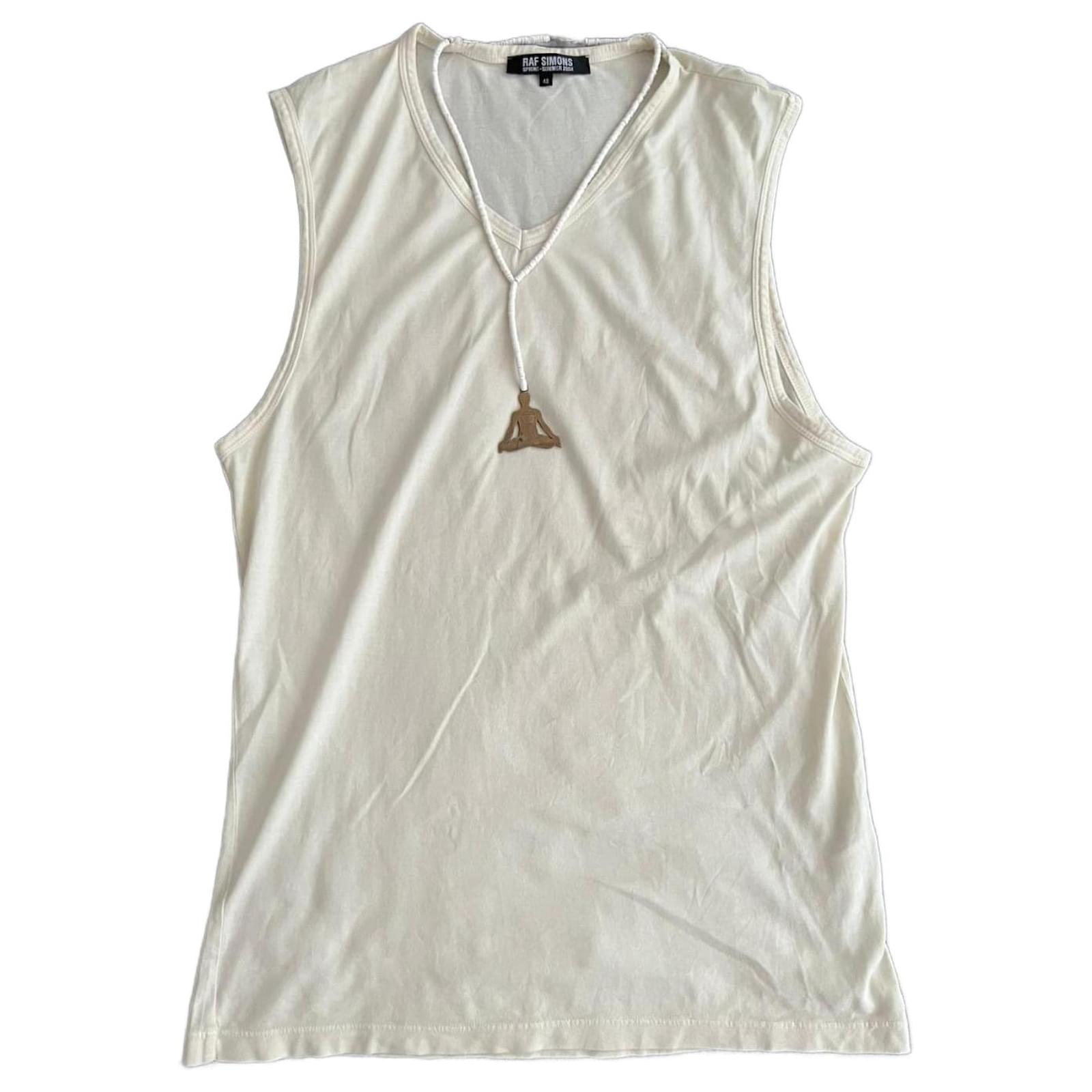 Incroyable débardeur Raf Simons SS2004 "Que le cercle ne soit pas brisé ...