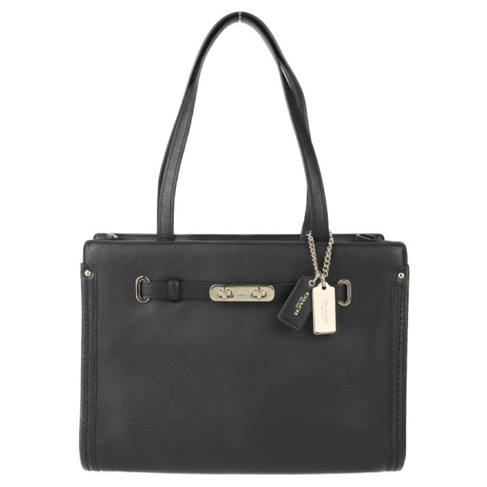 Coach Swagger Black Leather ref.1557129 - Joli Closet