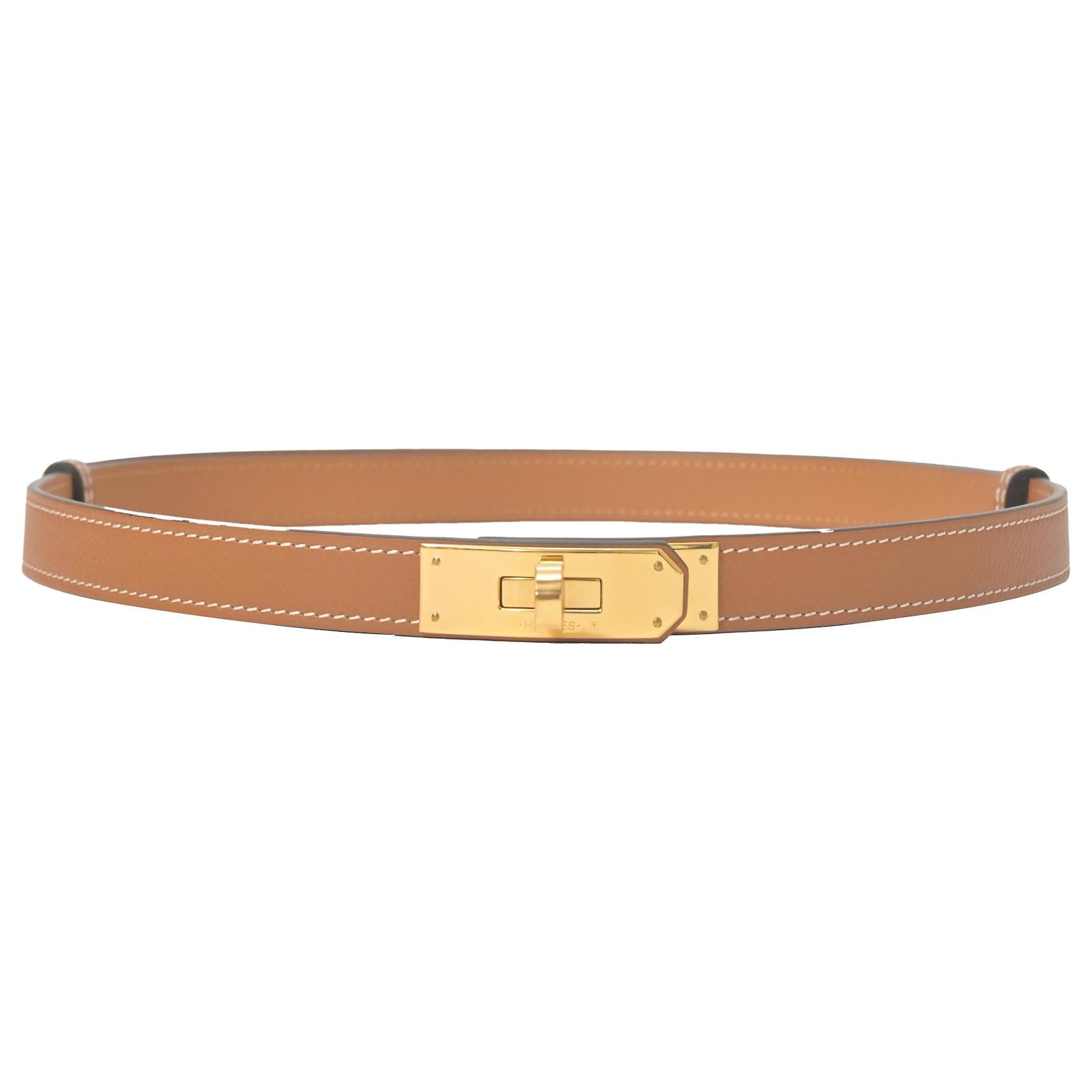 Hermès Kelly Belt In Brown Epsom Leather Ref 1559878 Joli Closet