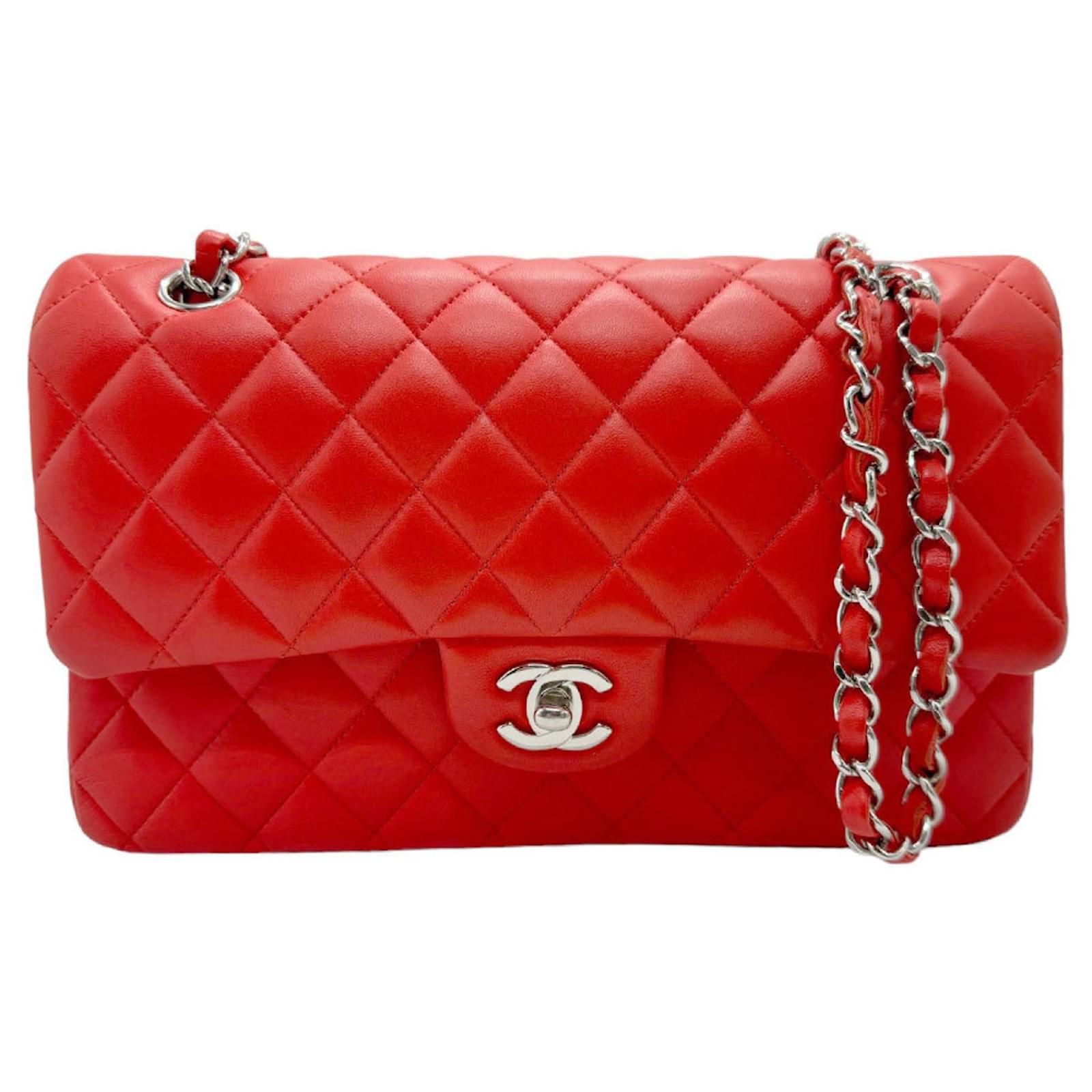 Chanel Timeless Red Leather ref.1562858 - Joli Closet