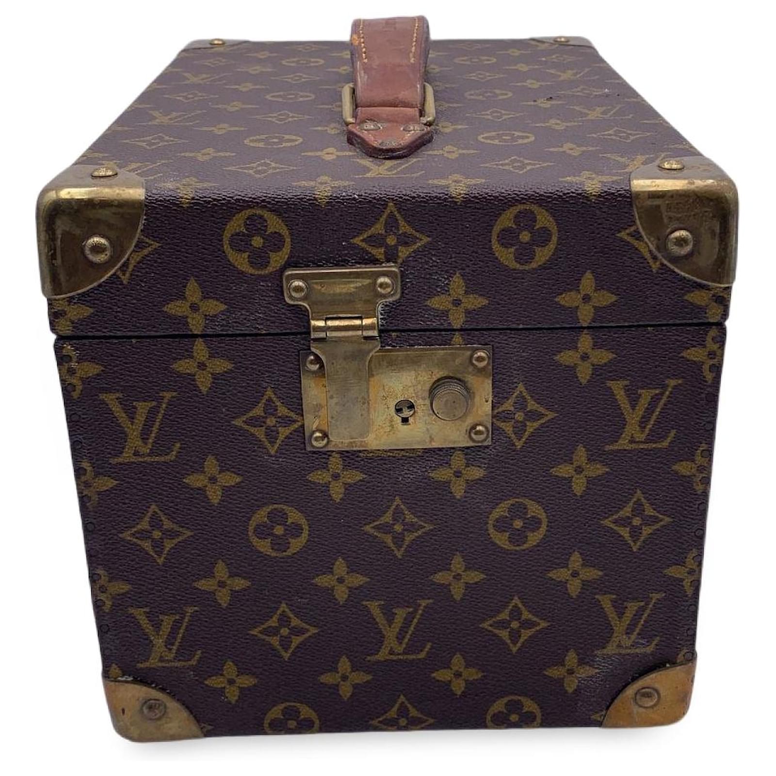 Louis Vuitton Vintage Monogram Boite Flacons Train Case Travel Bag ...