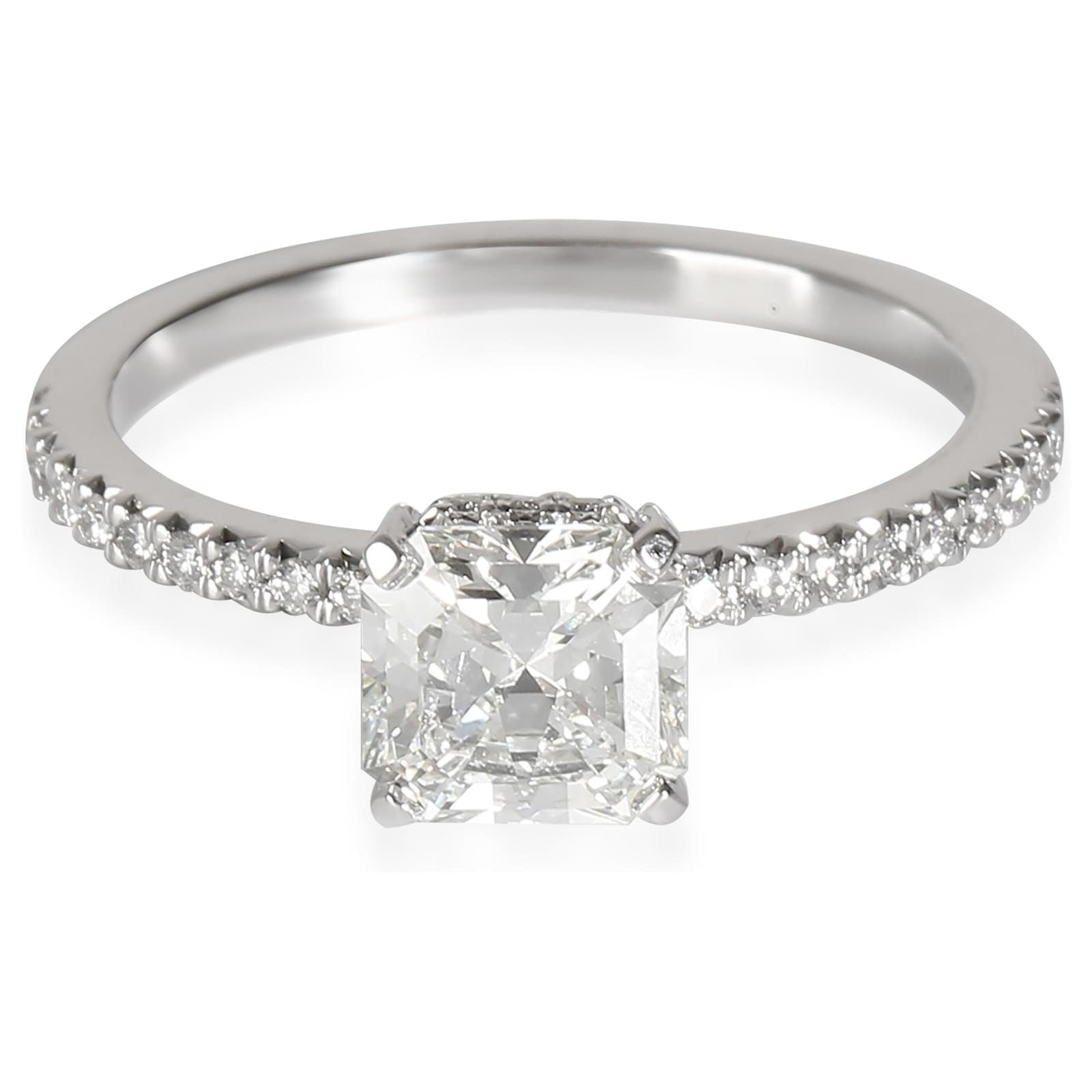 Tiffany & Co. Tiffany True Engagement Ring in Platinum I VS1 1.19 CTW ...