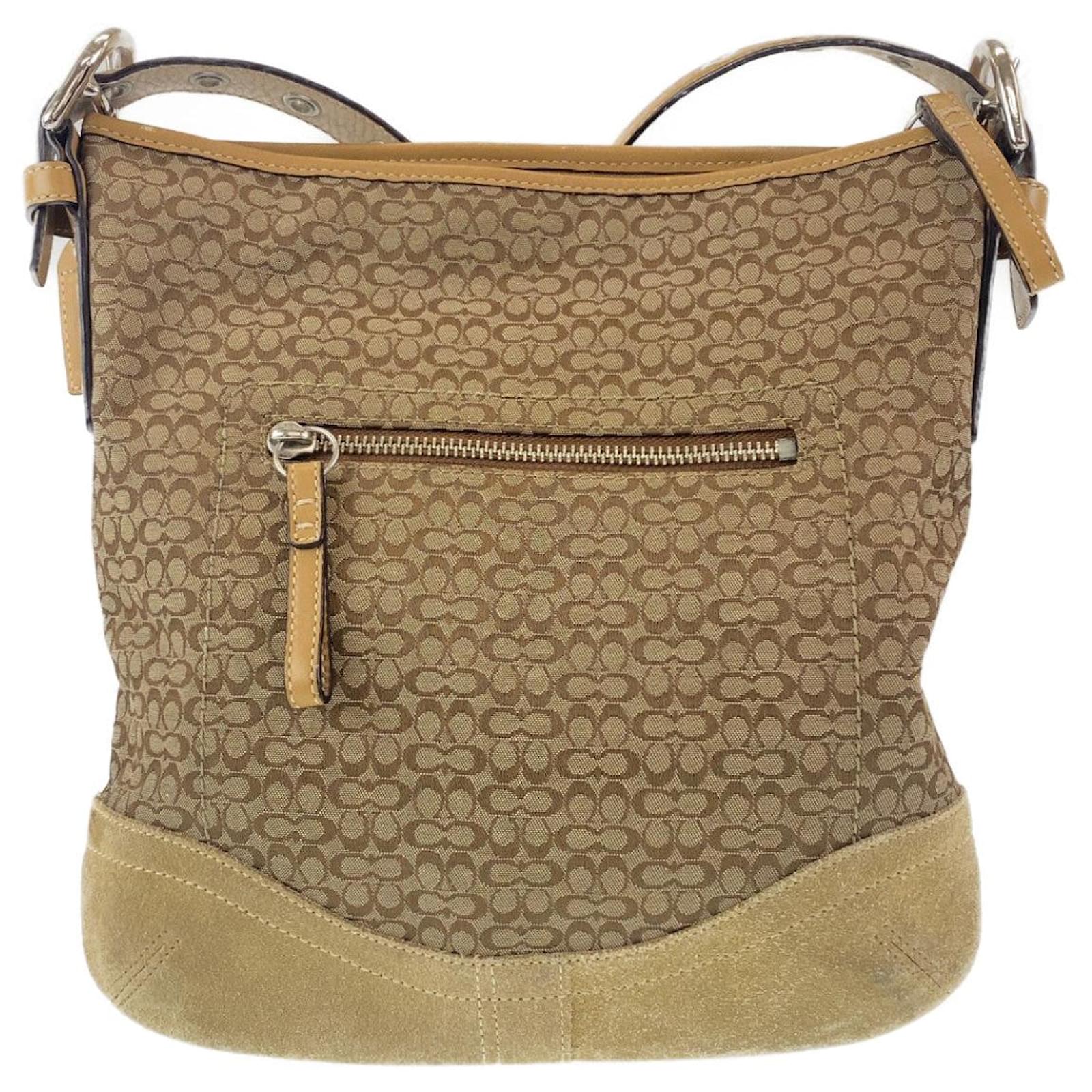 Coach Signature Leather Shoulder Bag F10943 Brown ref.1570587 - Joli Closet