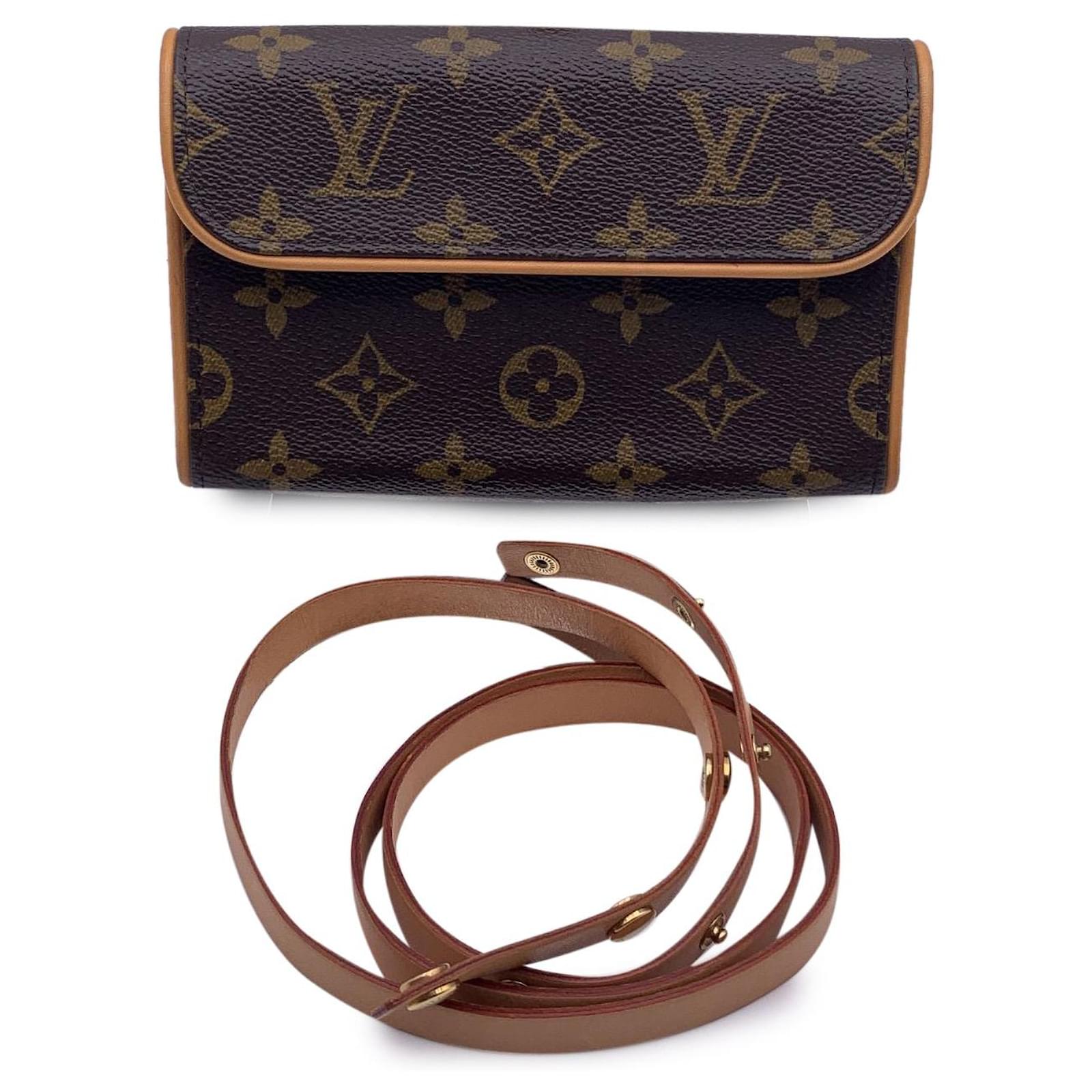 Louis Vuitton Vintage Monogram Canvas Florentine Bag Belt Waist Purse ...