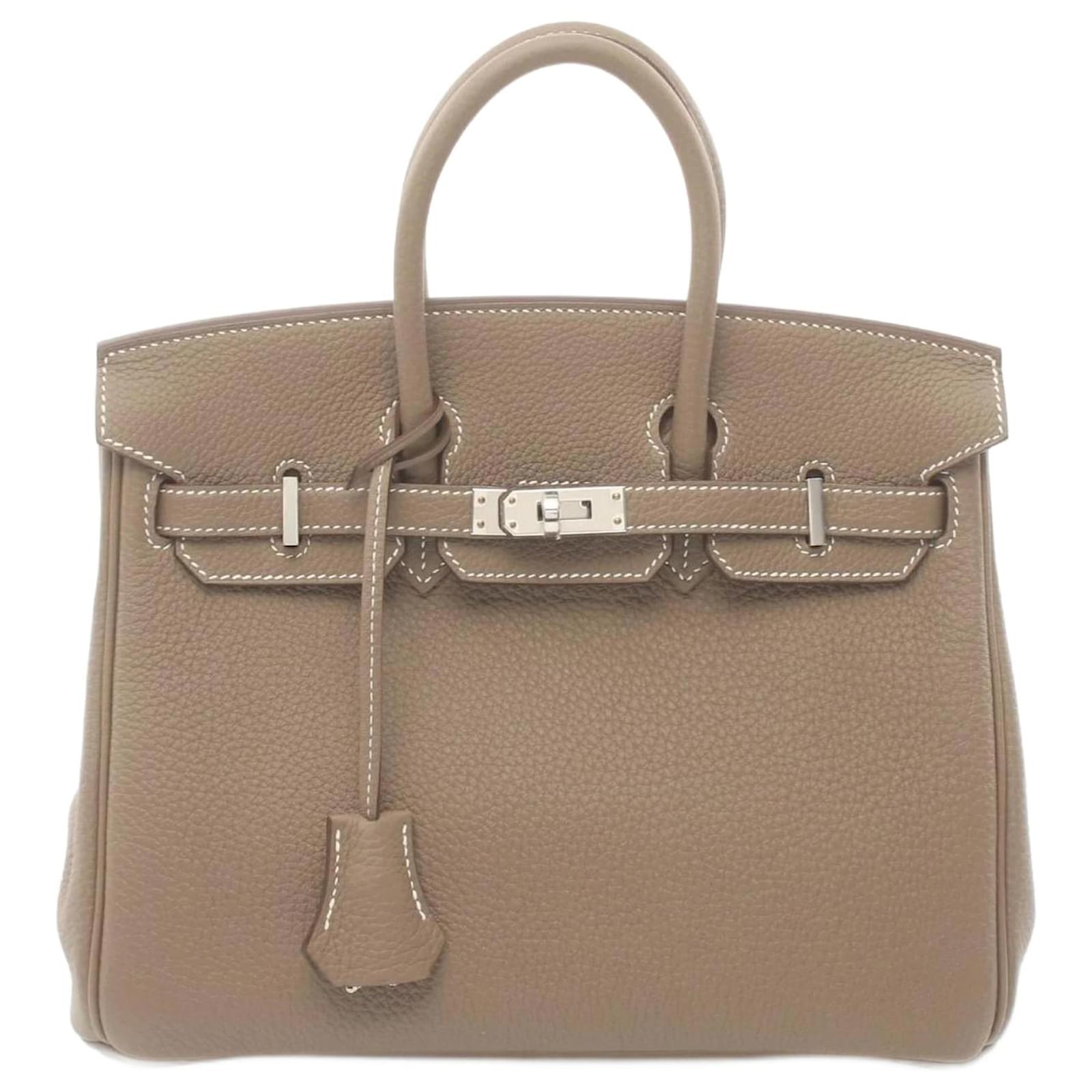 Hermès Hermes Birkin 25 Etoupe Handbag Brown Taupe Leather ref.1573434 - Joli Closet