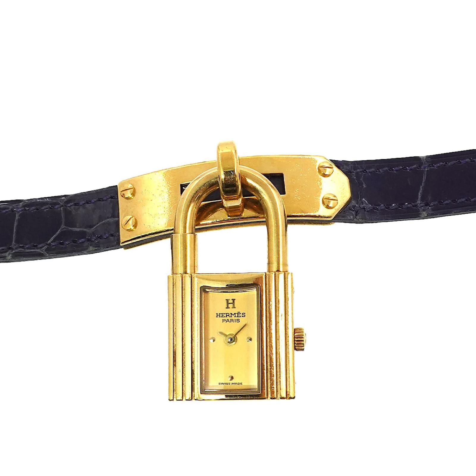 Hermès Hermes Kelly Watch Ladies' Gold Quartz Padlock ref.1573522 ...