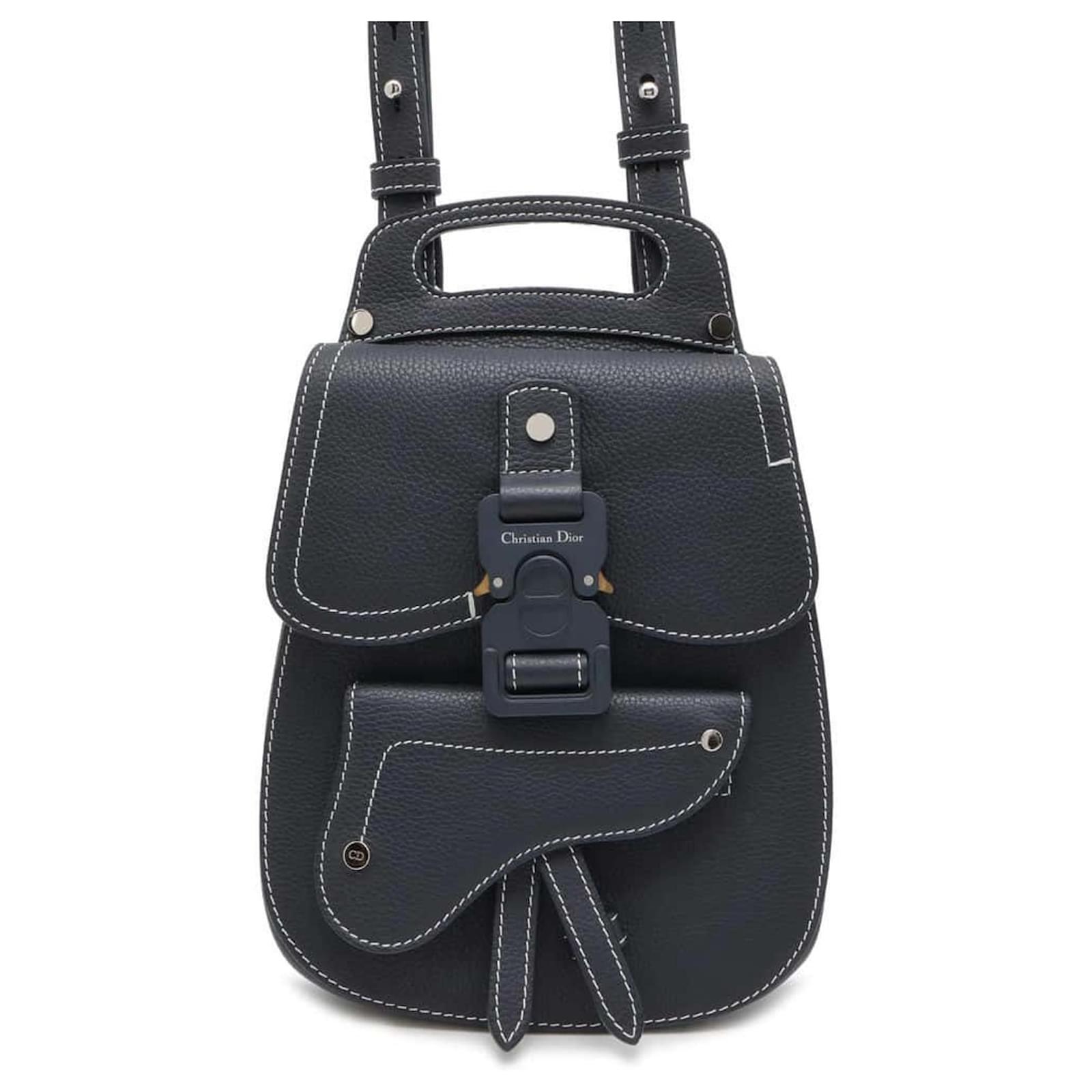 Christian Dior Gallop Saddle Leather Backpack (Sold) - Joli Closet