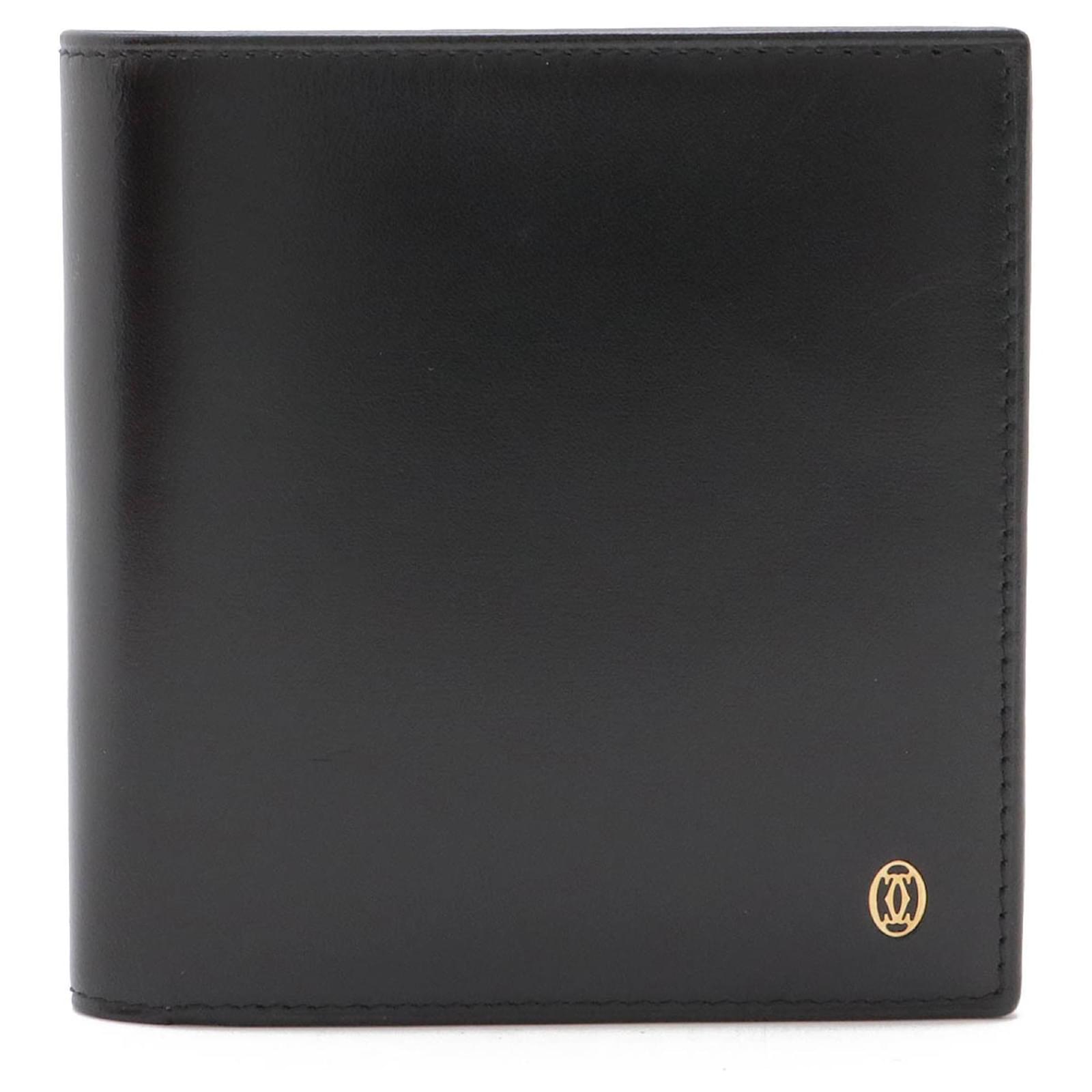 Cartier Pasha Bi-fold Wallet in Black Calfskin Leather ref.1575234 ...