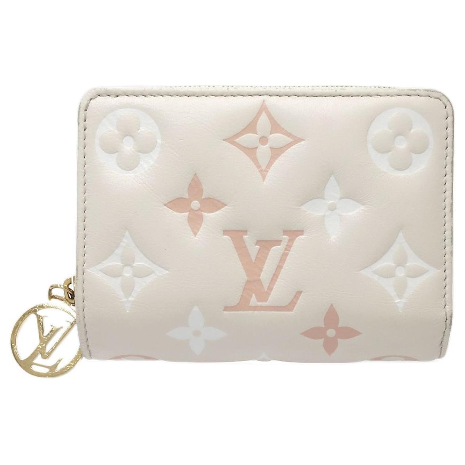 Louis Vuitton Bi-fold Wallet in Beige Pink Leather ref.1575424 - Joli ...