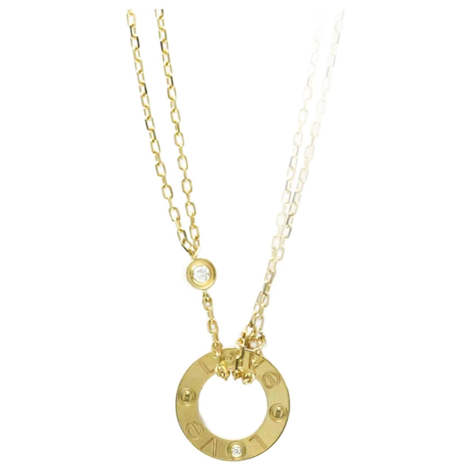 Cartier Love Circle Halskette B7219500