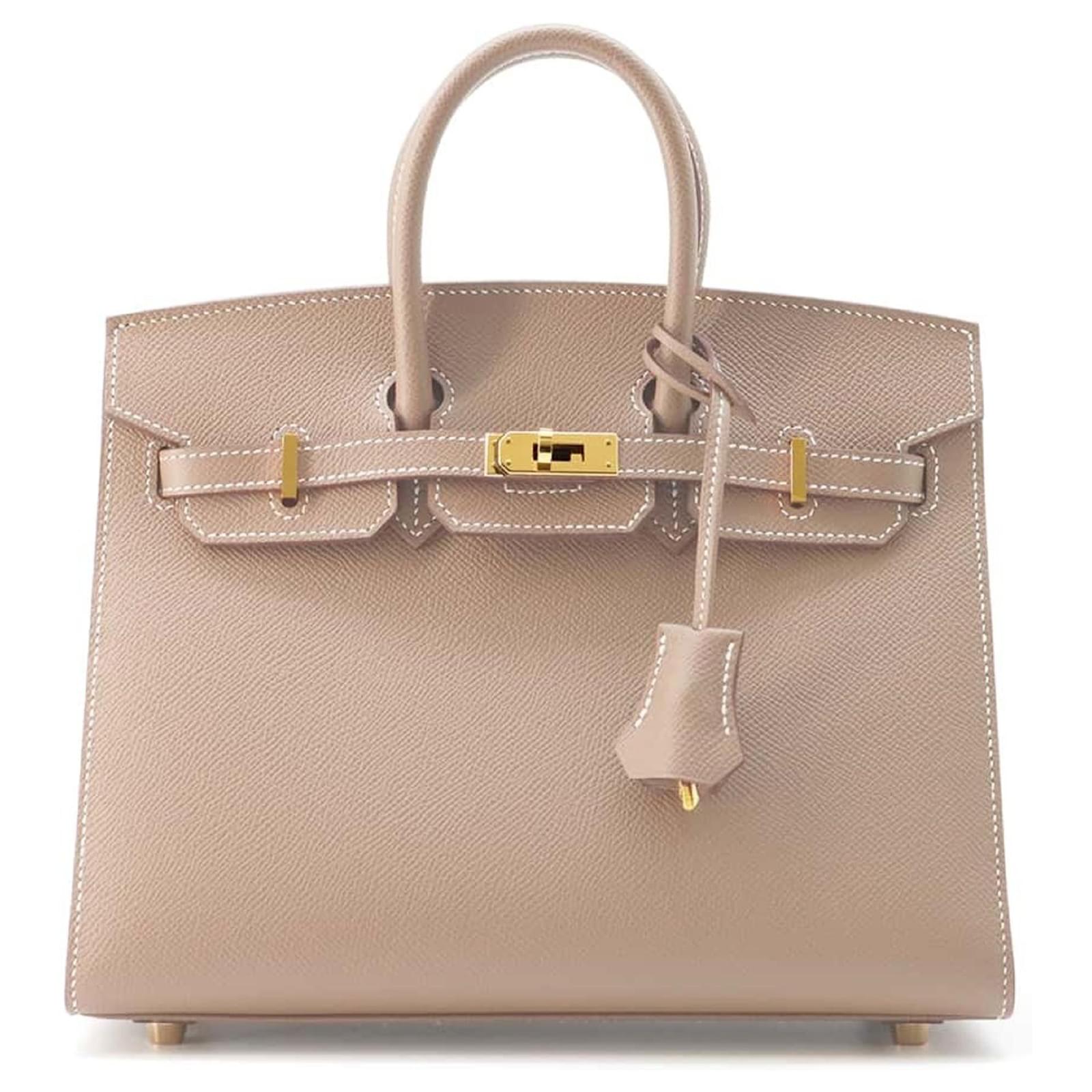 Hermès Birkin 25 Cream Leather ref.1579545 - Joli Closet