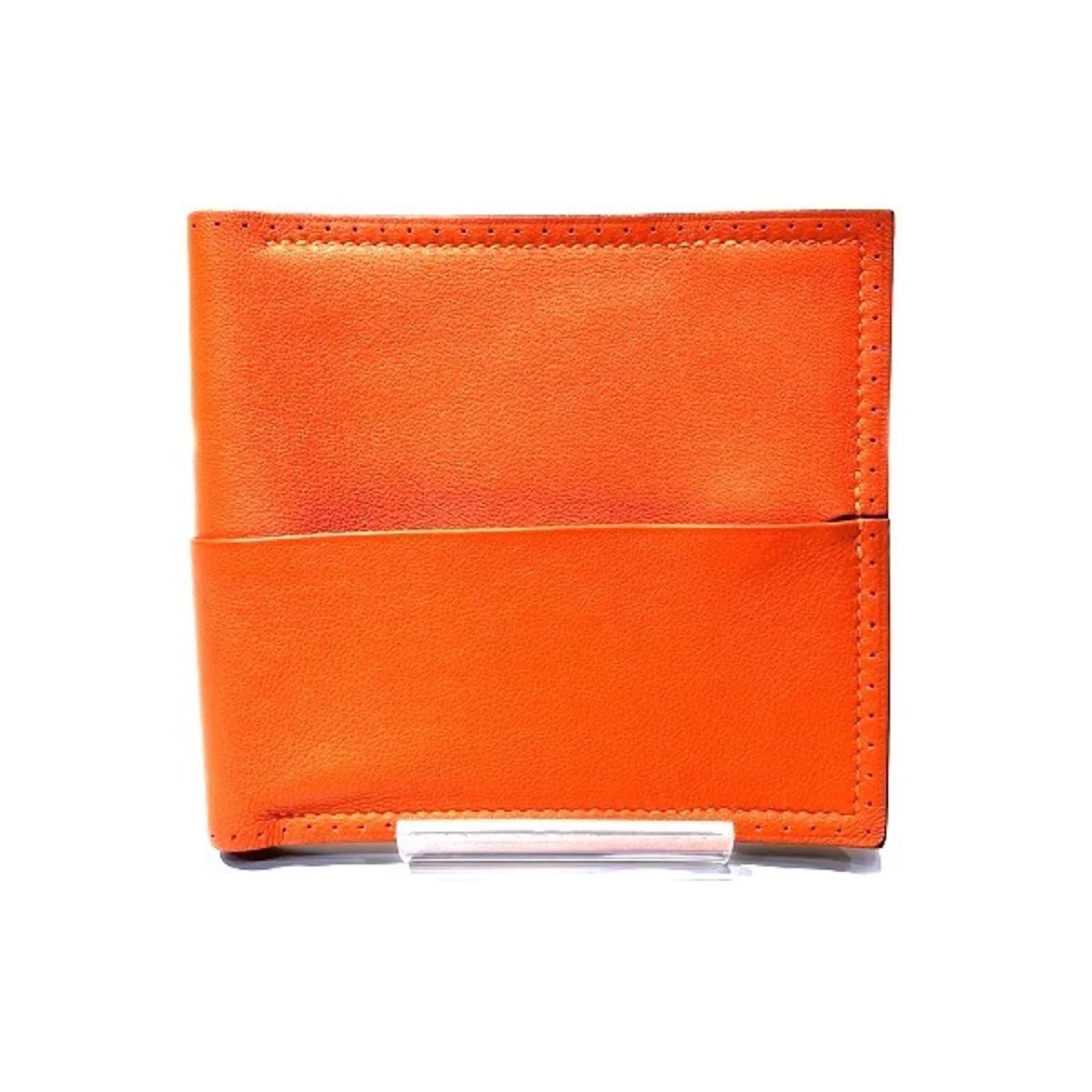Hermès Hermes Flex Orange Long Wallet Bi-fold for Women (Sold) - Joli ...