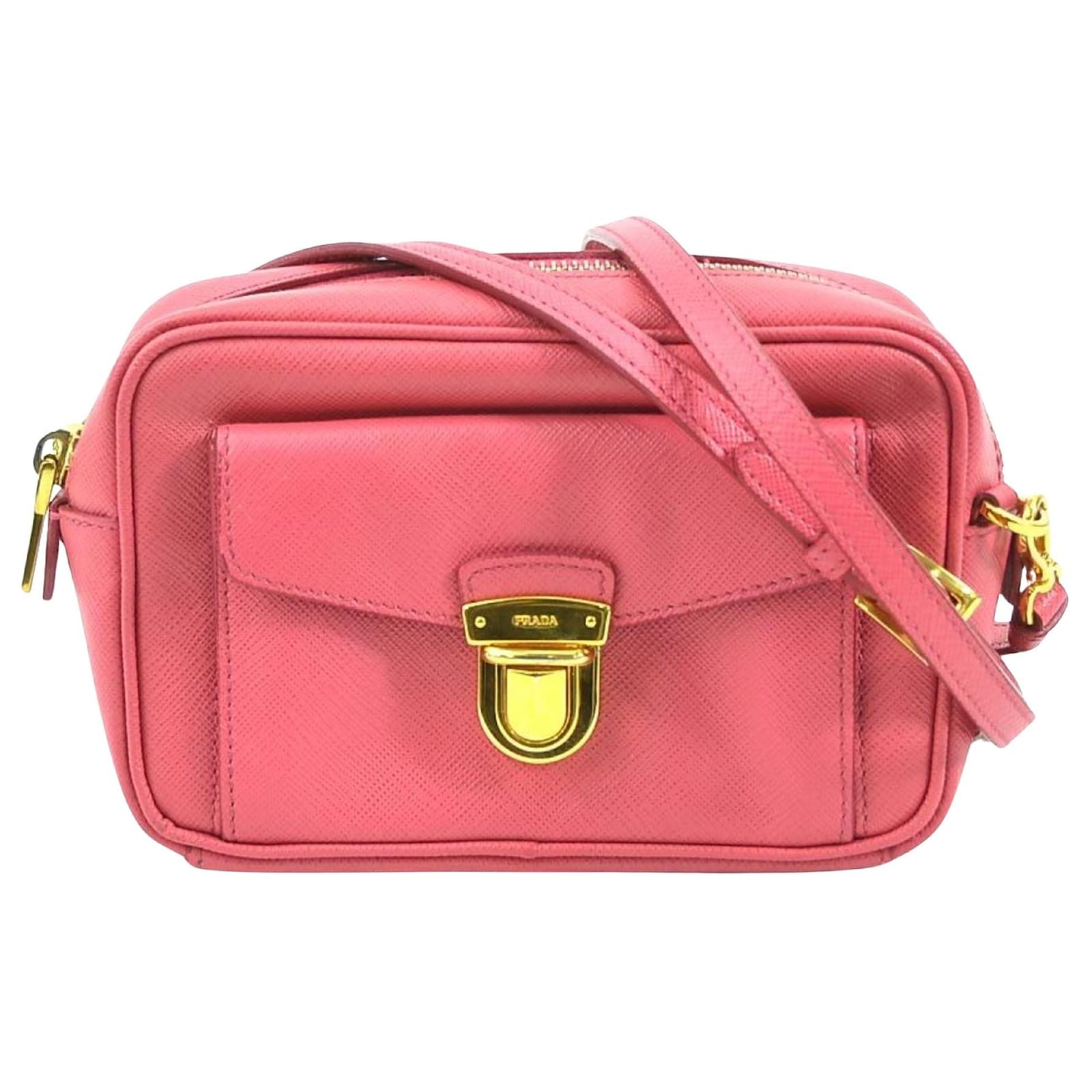 Prada Saffiano Shopper Pink Leather ref.1580463 - Joli Closet