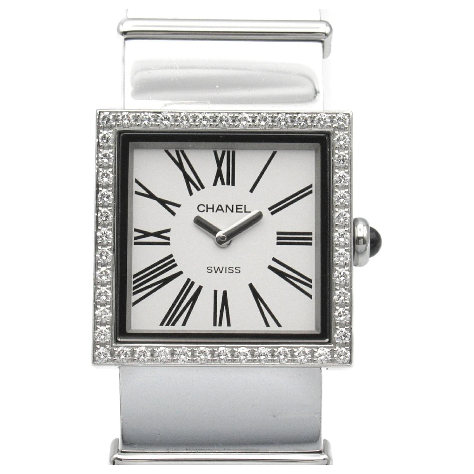 Chanel Mademoiselle Diamond Bezel Watch ref.1581707 - Joli Closet