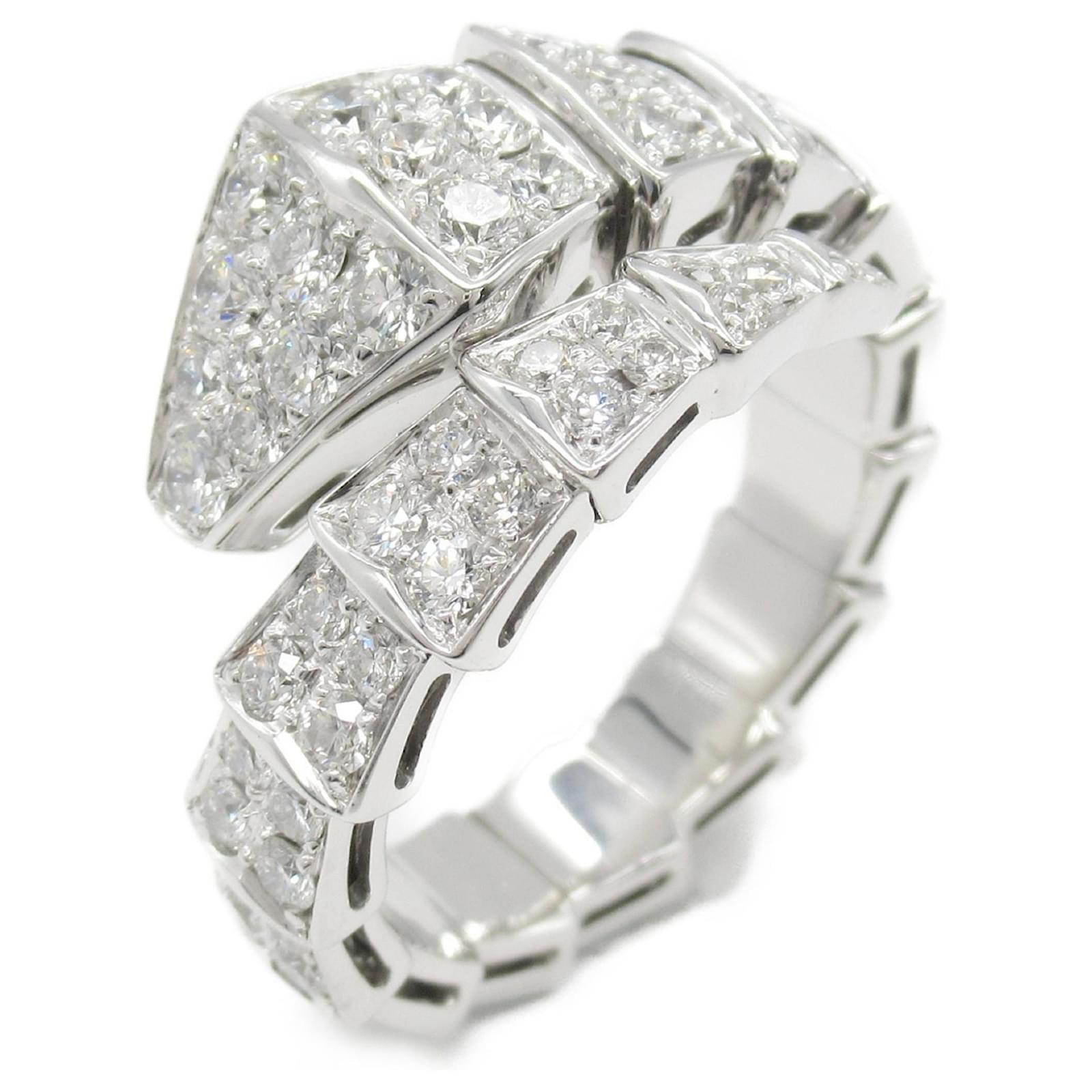 Bulgari Bvlgari Serpenti Viper Full Pavé Diamond Ring ref.1584329 ...