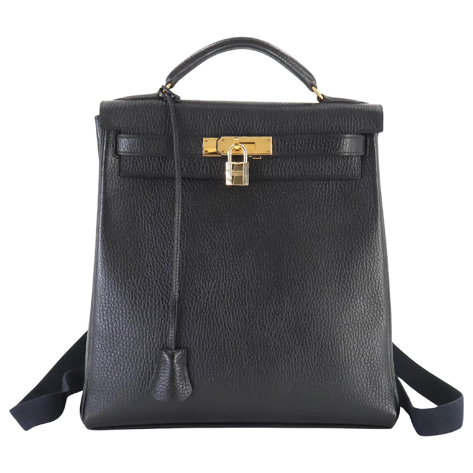 Hermès Kelly Black Leather ref.1584569 - Joli Closet