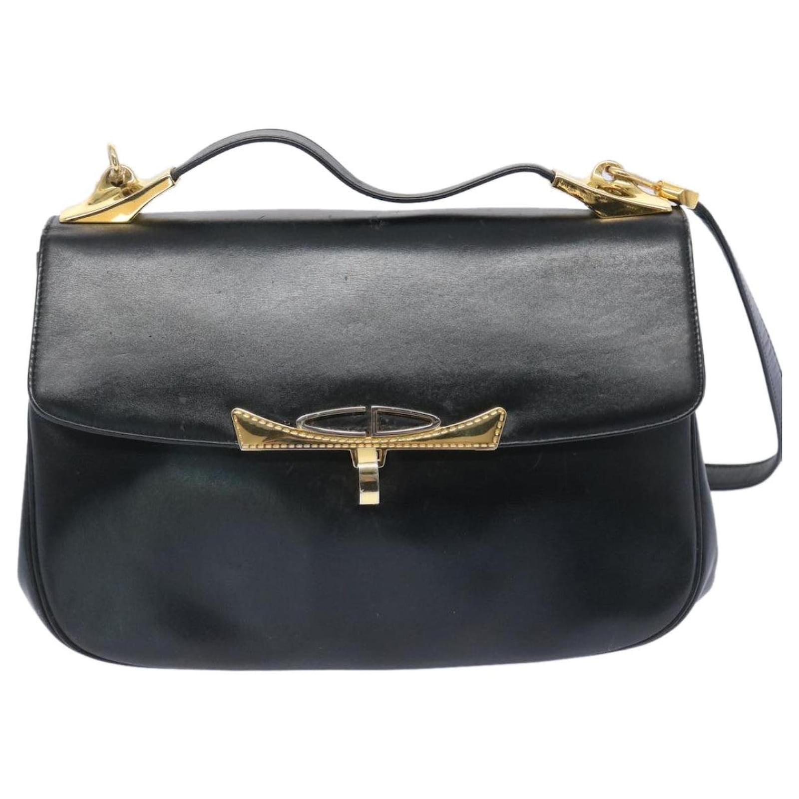 Christian Dior Dior Cd Handbag Black Leather ref.1588273 - Joli Closet