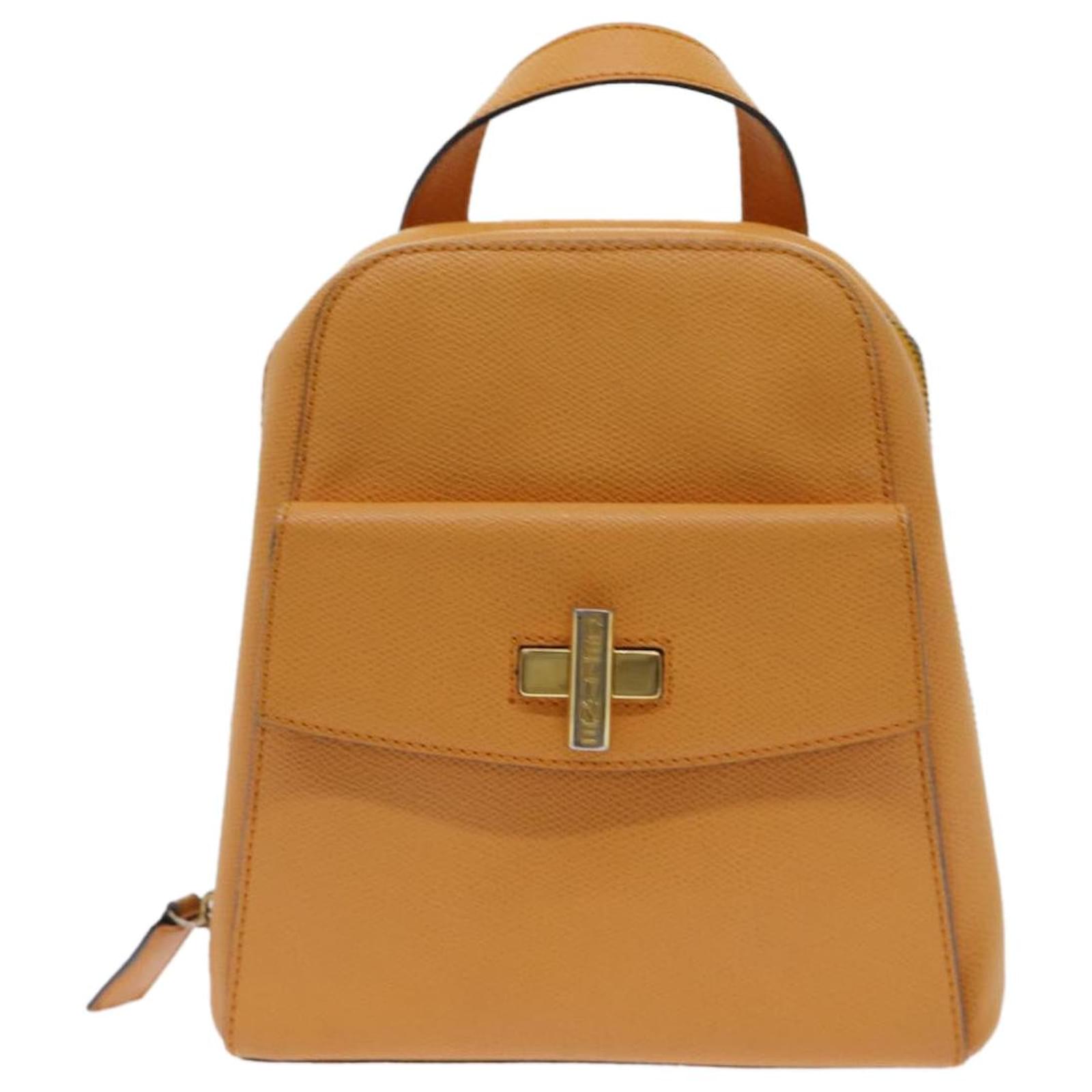 Céline Celine Backpack Yellow Leather ref.1588336 - Joli Closet