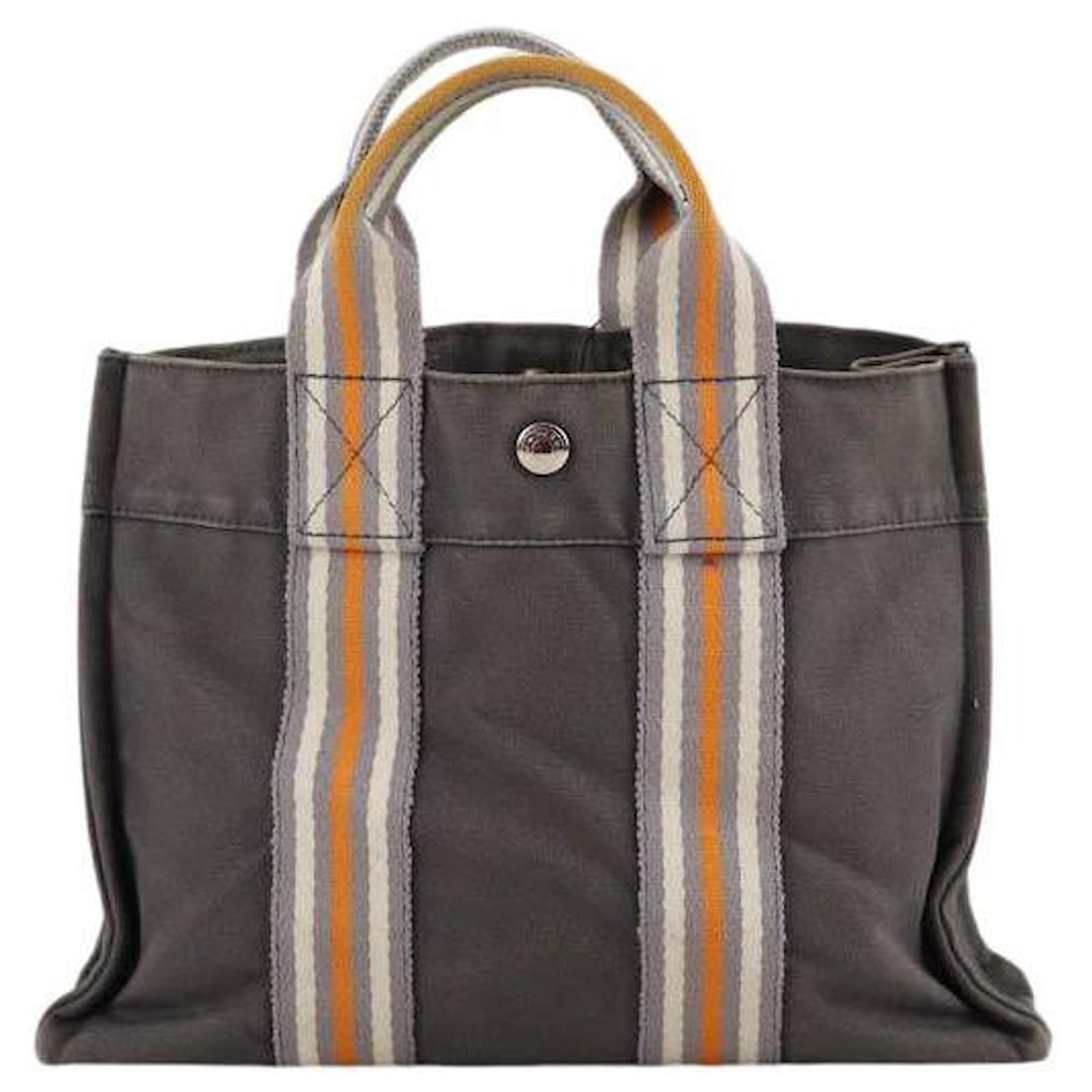 Hermès Toto handbag Grey Cloth ref.1591217 - Joli Closet