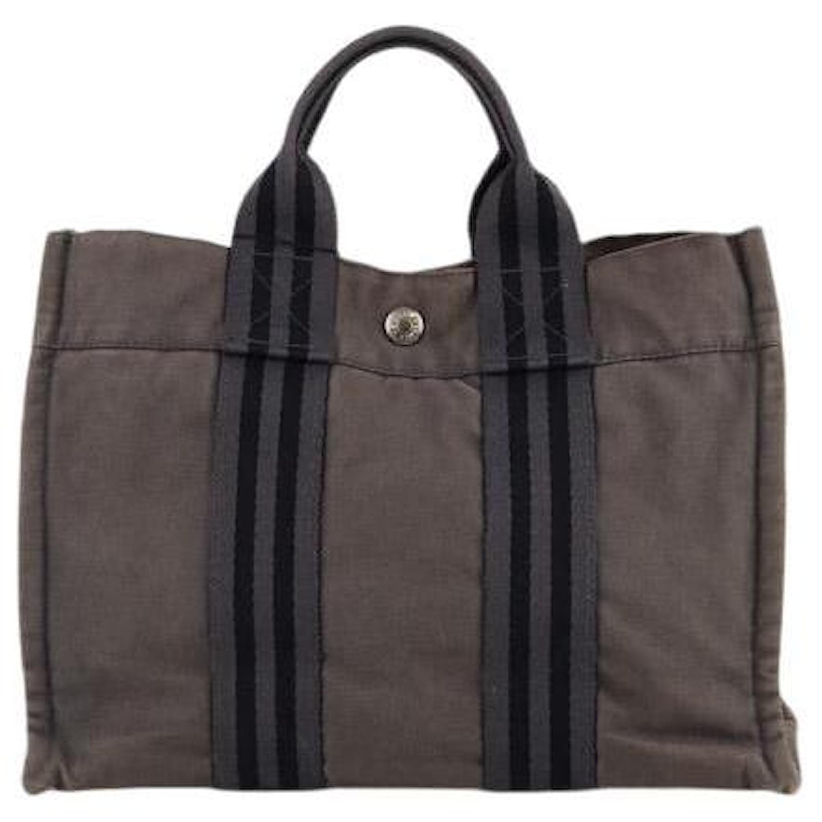 Hermès Toto handbag Grey Cloth ref.1591218 - Joli Closet