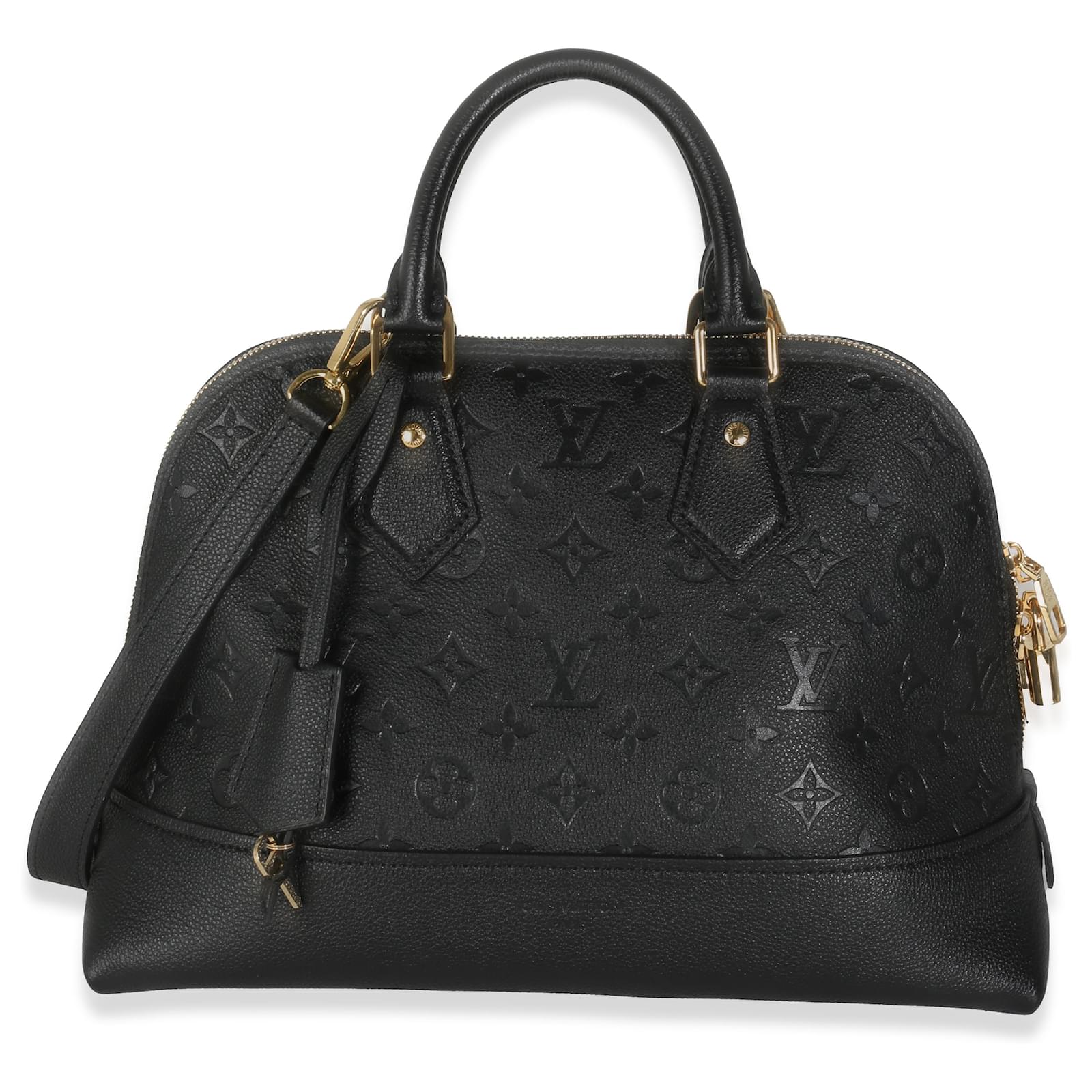 Louis Vuitton Black Monogram Empreinte Neo Alma PM Leather ref.1591327 ...