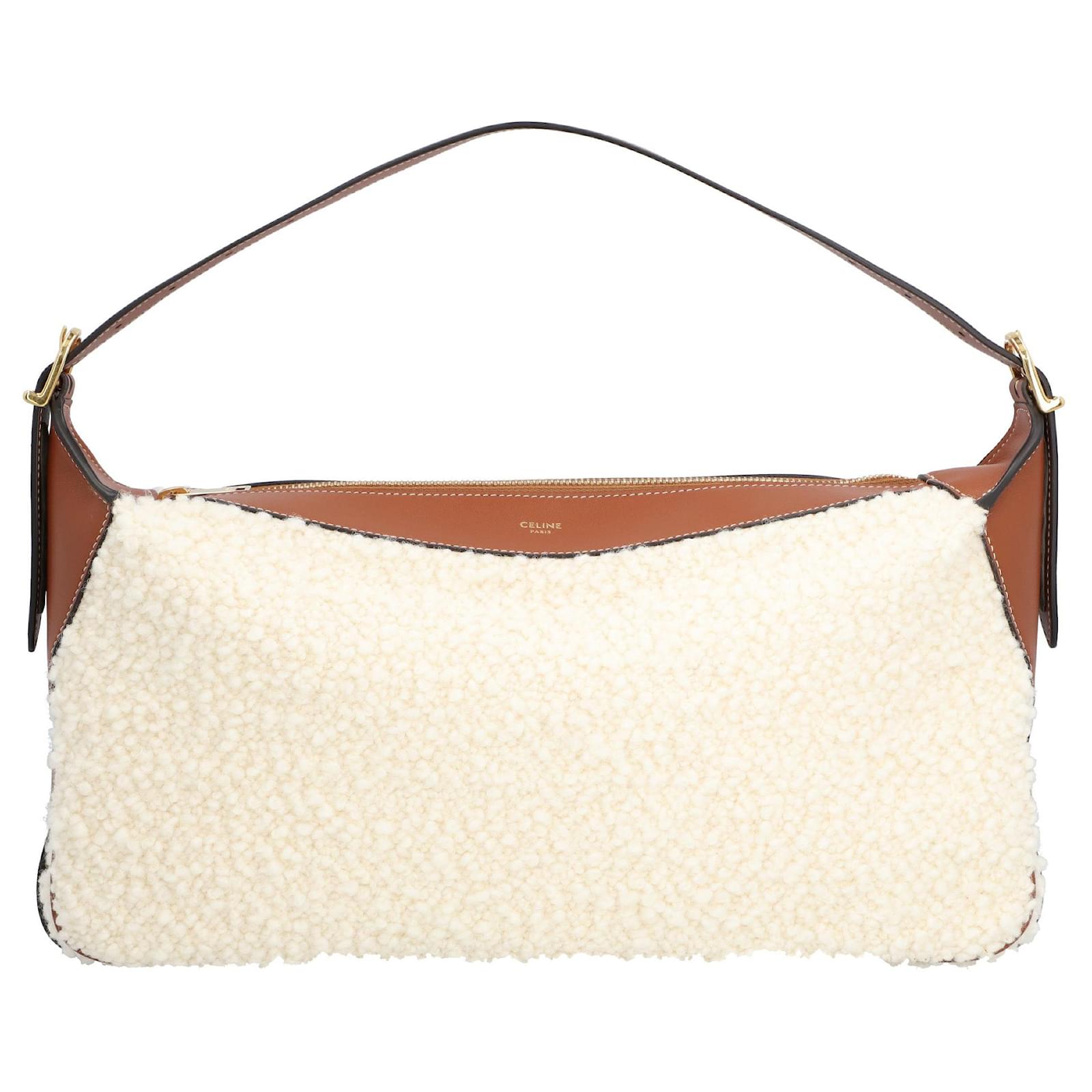 Céline Celine Medium Romy Brown Beige Leather Lambskin ref.1591751 ...