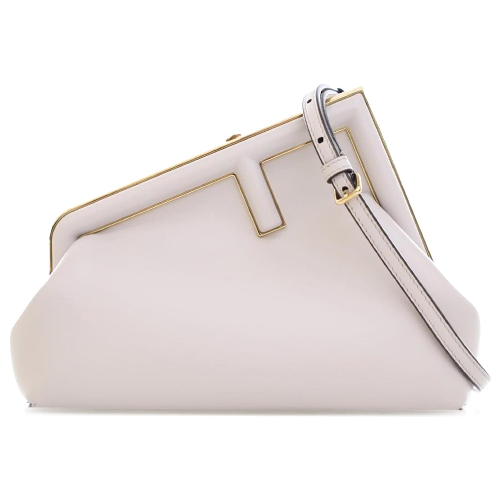 Gray Fendi Small Fendi First Crossbody Bag Leather ref.1597259 - Joli ...