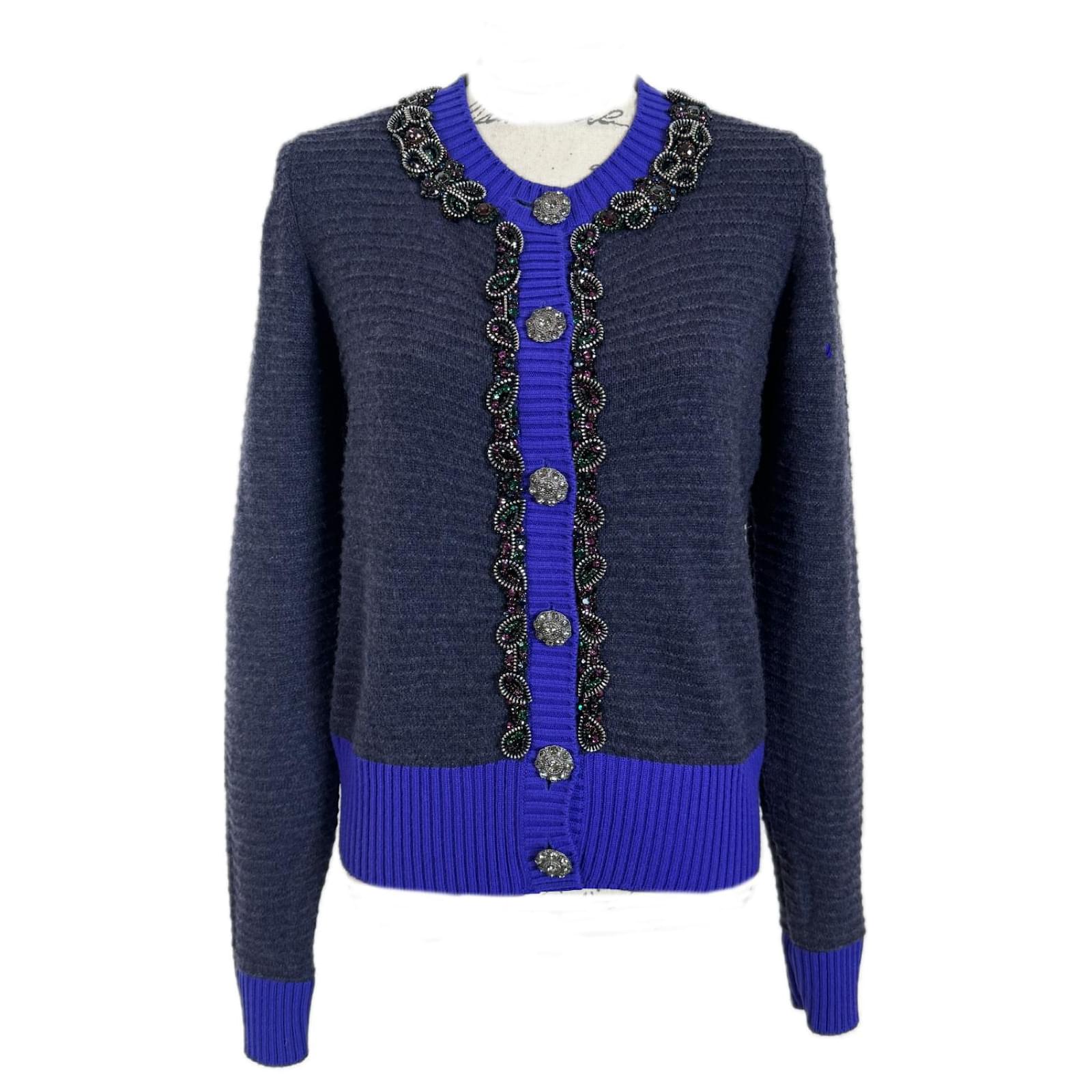 Chanel Paris / London Jewel Embellished Cardigan Multiple colors ...