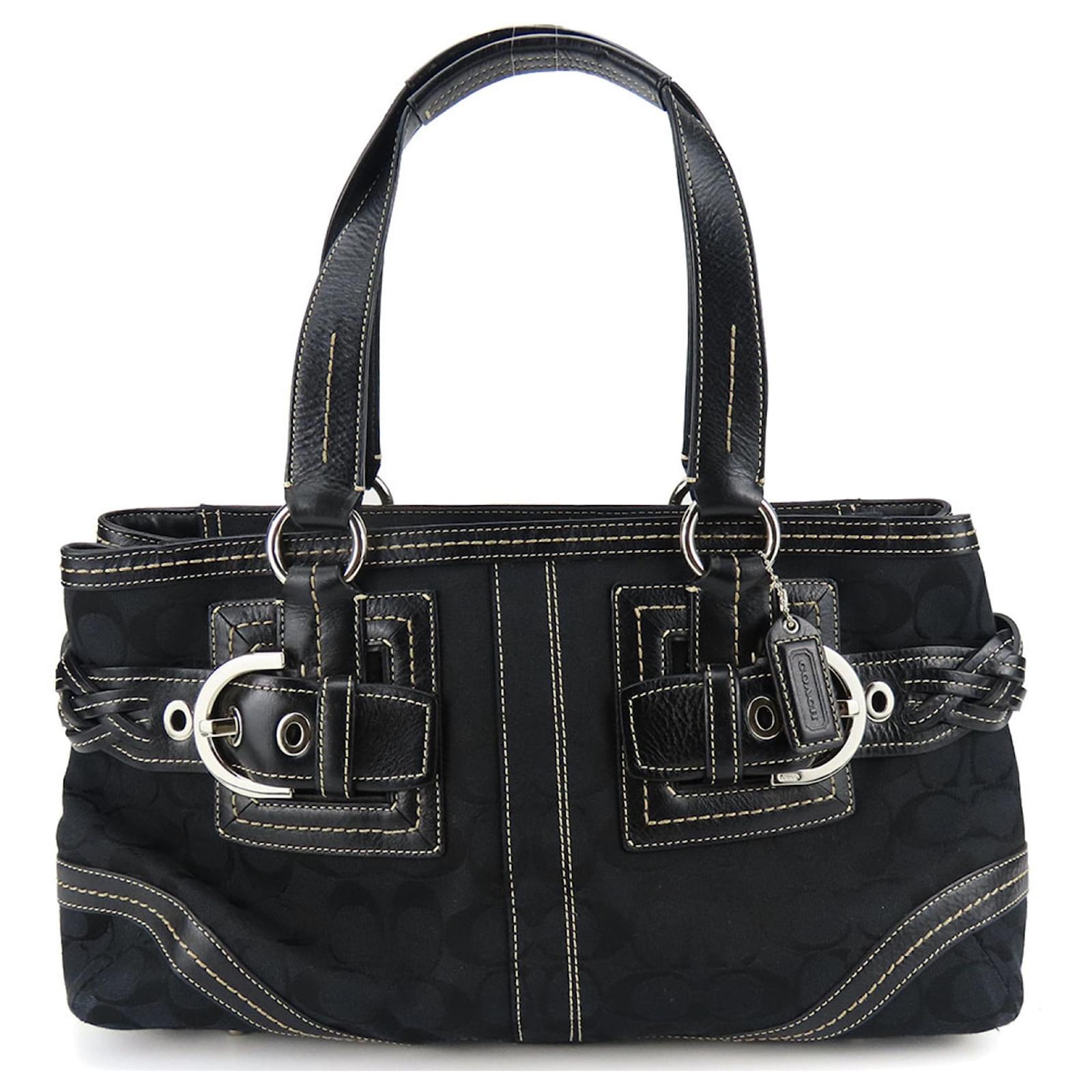 Coach Signature Black Cloth ref.JC1606428 (Sold) - Joli Closet