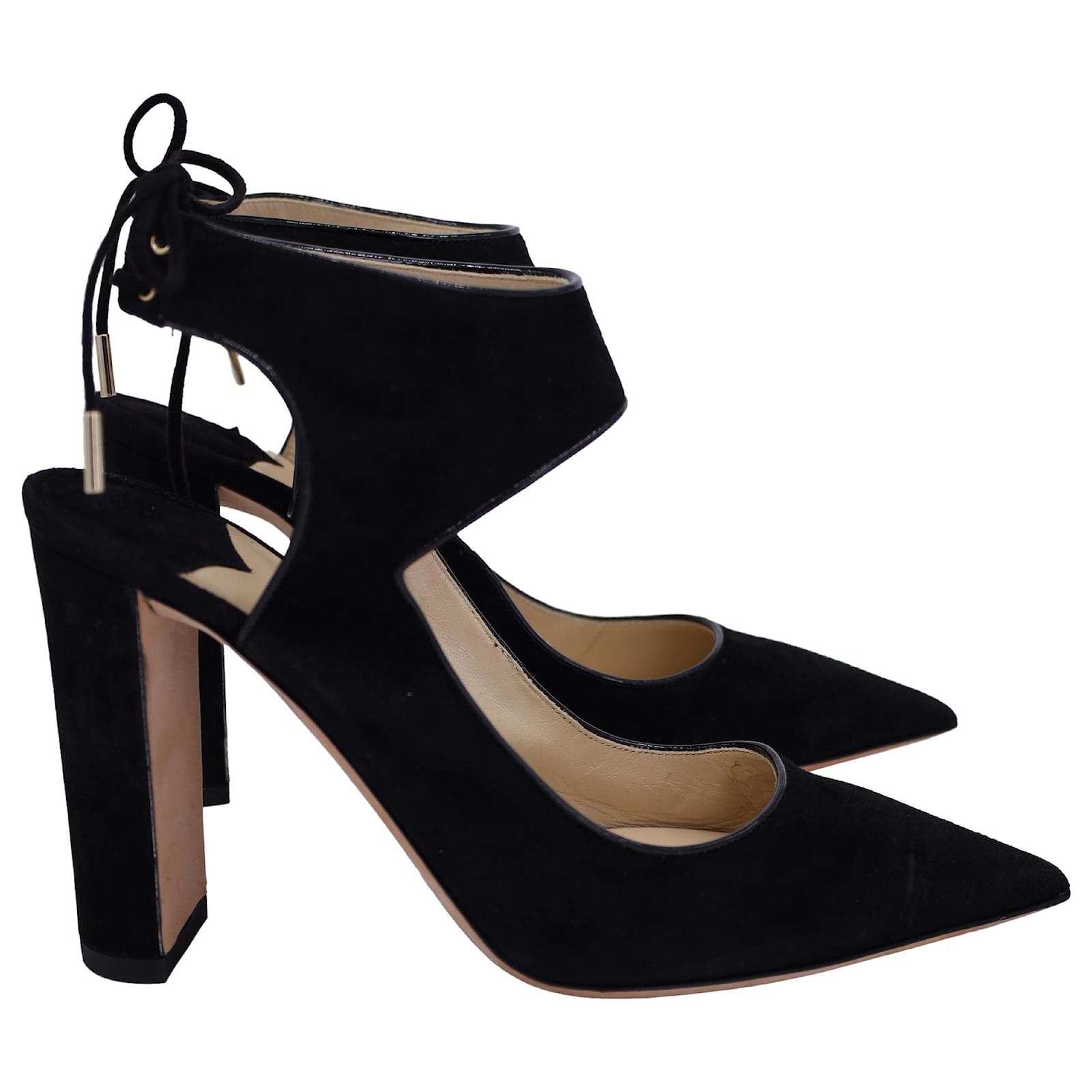 Jimmy Choo Mazey 100 Pumps in Black Suede ref.1608453 - Joli Closet
