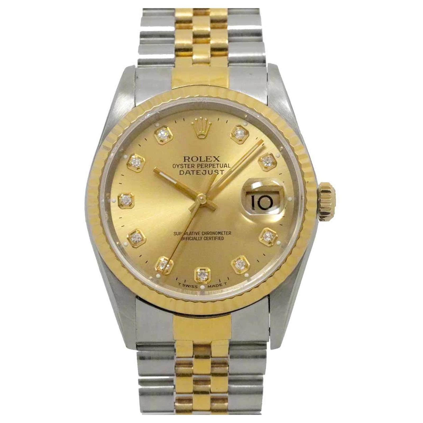 Rolex Datejust Combi 16233G Men's Watch ref.1611073 - Joli Closet