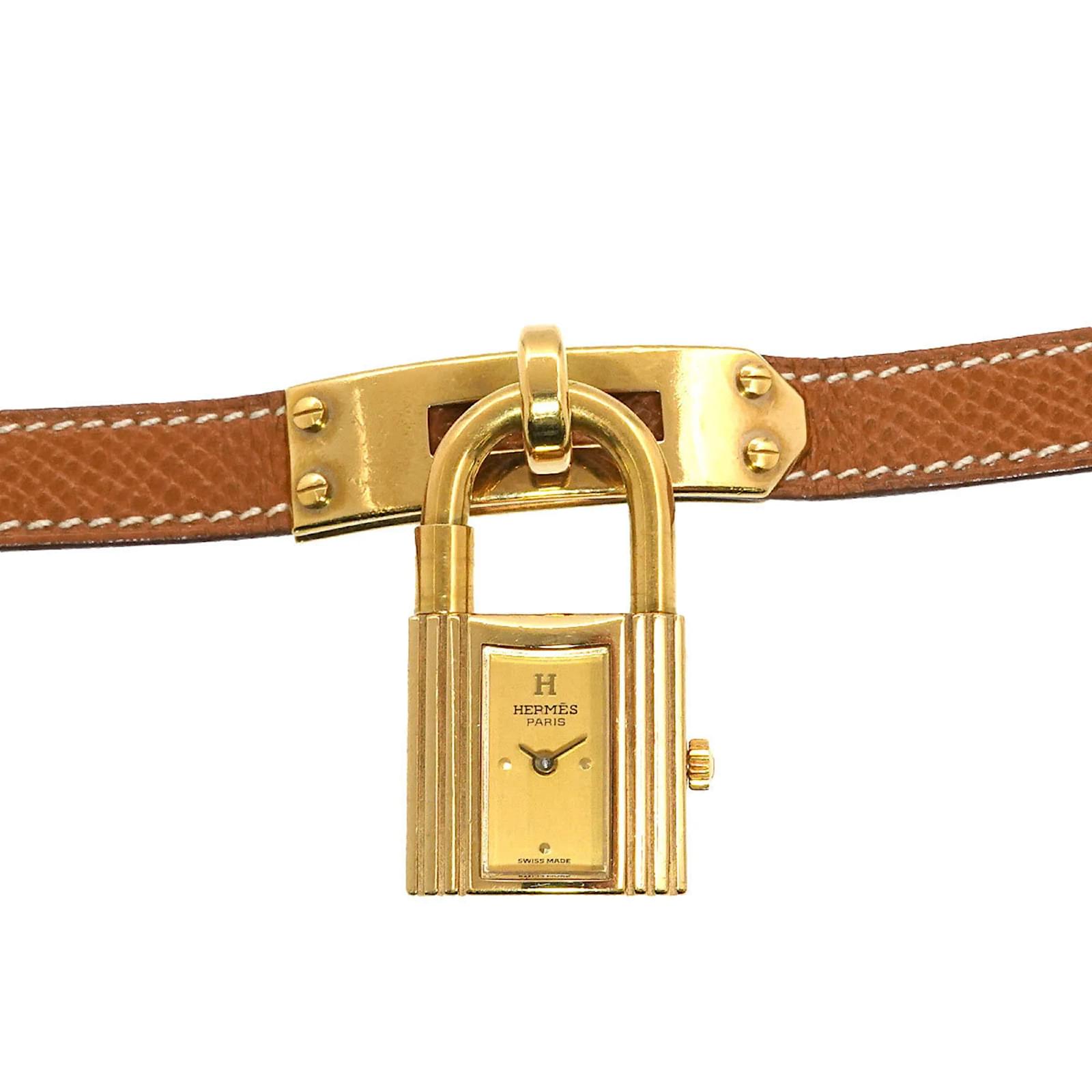 Hermès Hermes Kelly Watch Ladies' Gold Quartz Padlock ref.1611770 ...