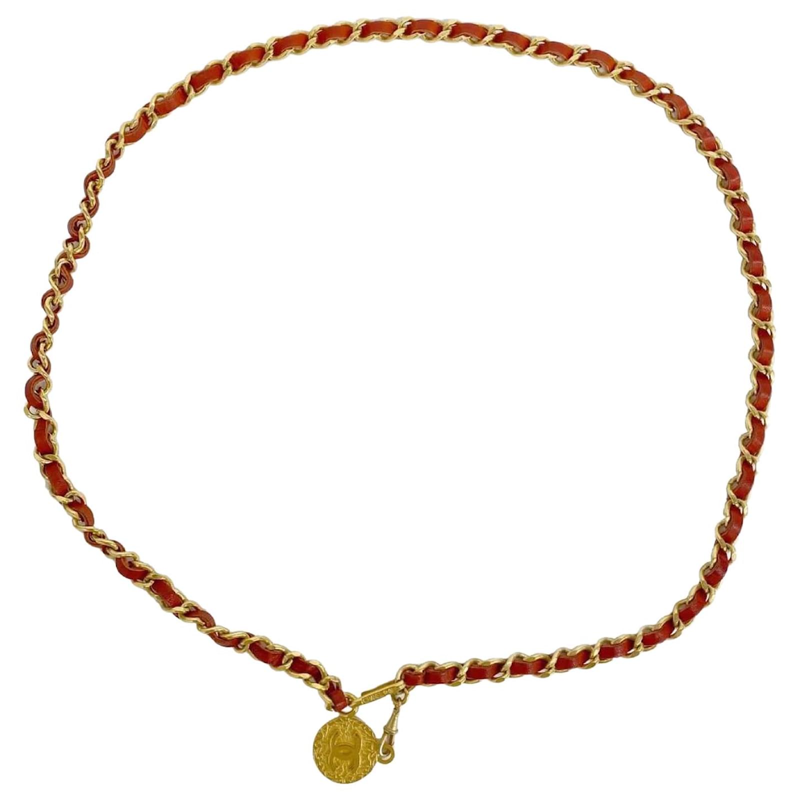 Chanel Red Chain Belt ref.1612189 - Joli Closet