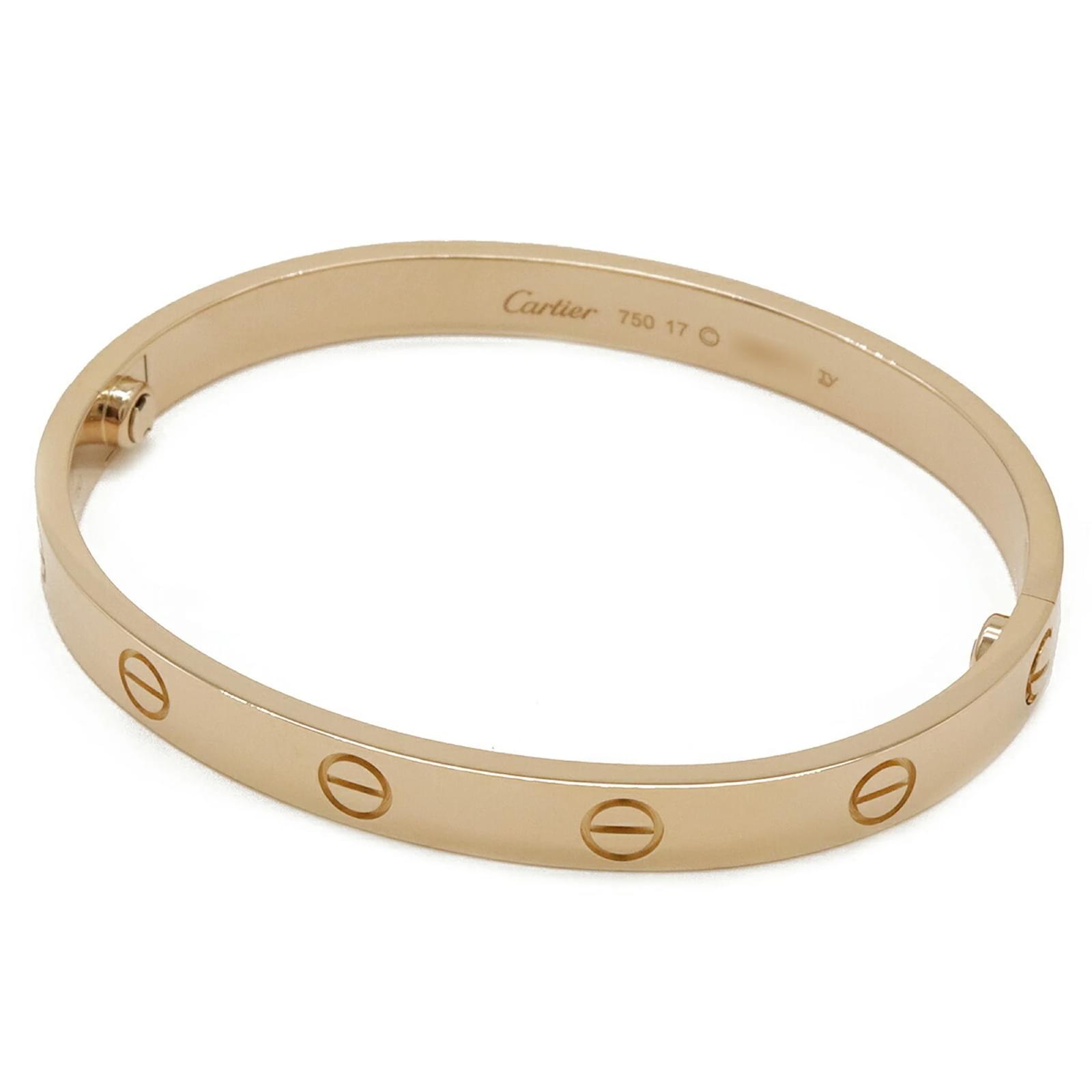 Cartier Love Charm Bracelet in Pink Gold ref.1612200 - Joli Closet