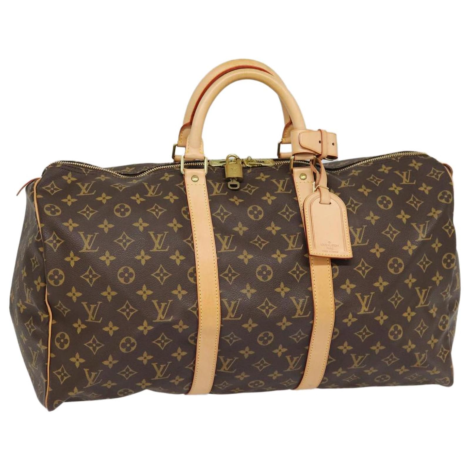 LOUIS VUITTON Monogram Keepall 50 Boston Bag M41426 LV Auth 86664 Cloth ...