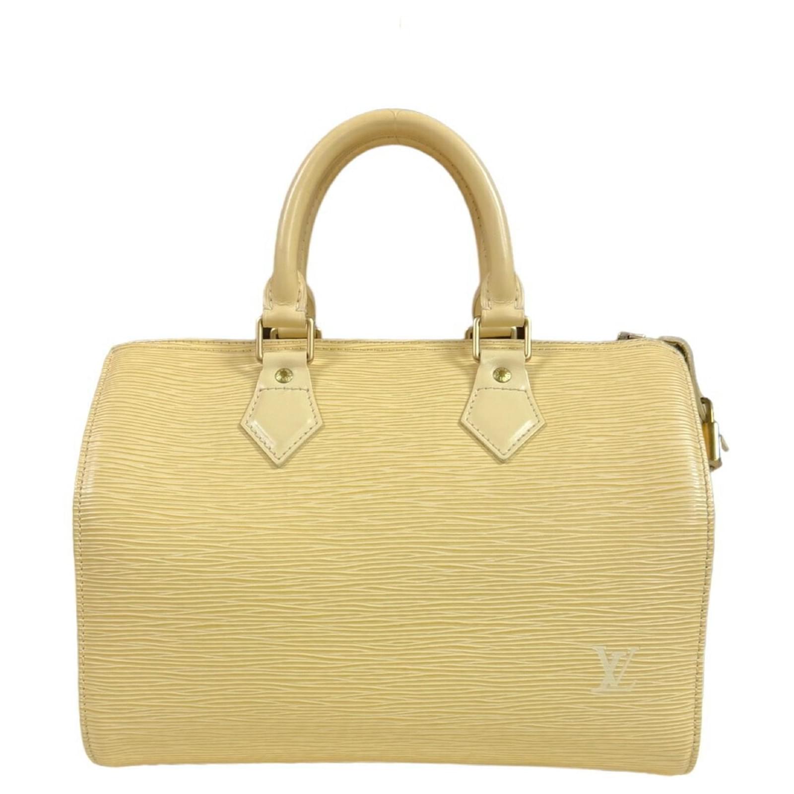 Louis Vuitton Speedy 25 Epi Handbag Yellow Leather ref.1615262 - Joli ...