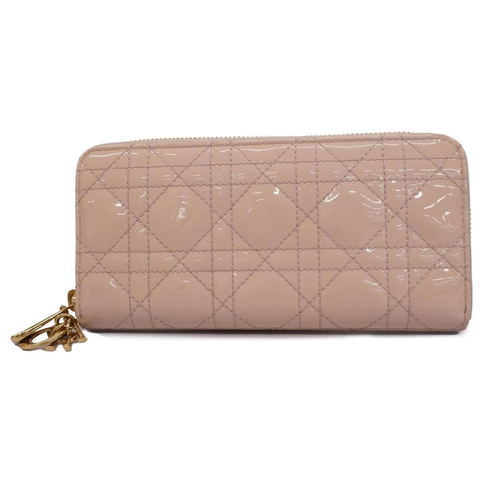 Christian Dior Long Wallet in Sherbet Pink ref.1615333 - Joli Closet