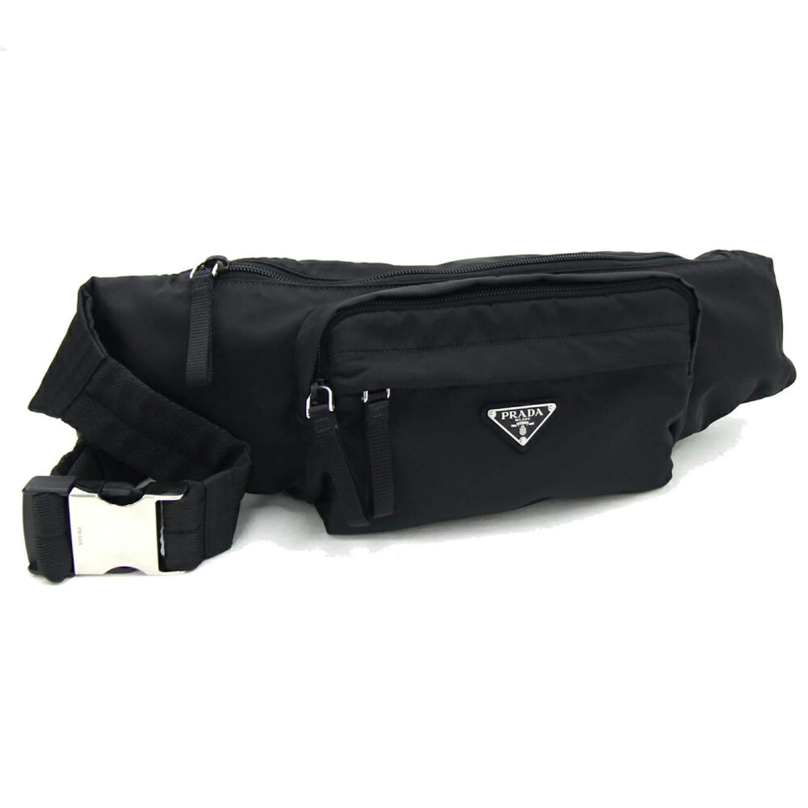 Prada Black Nylon Fanny Pack ref.1617554 - Joli Closet