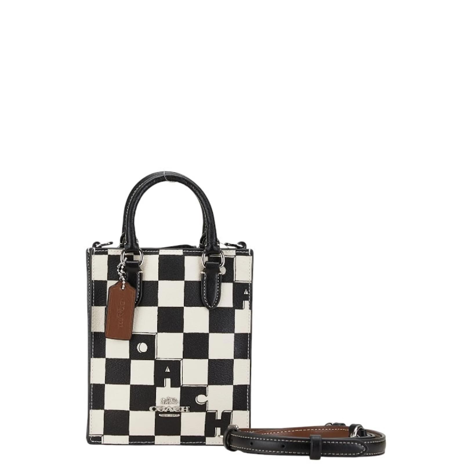 Coach Checkerboard Print Tote Crossbody Handbag (Sold) - Joli Closet