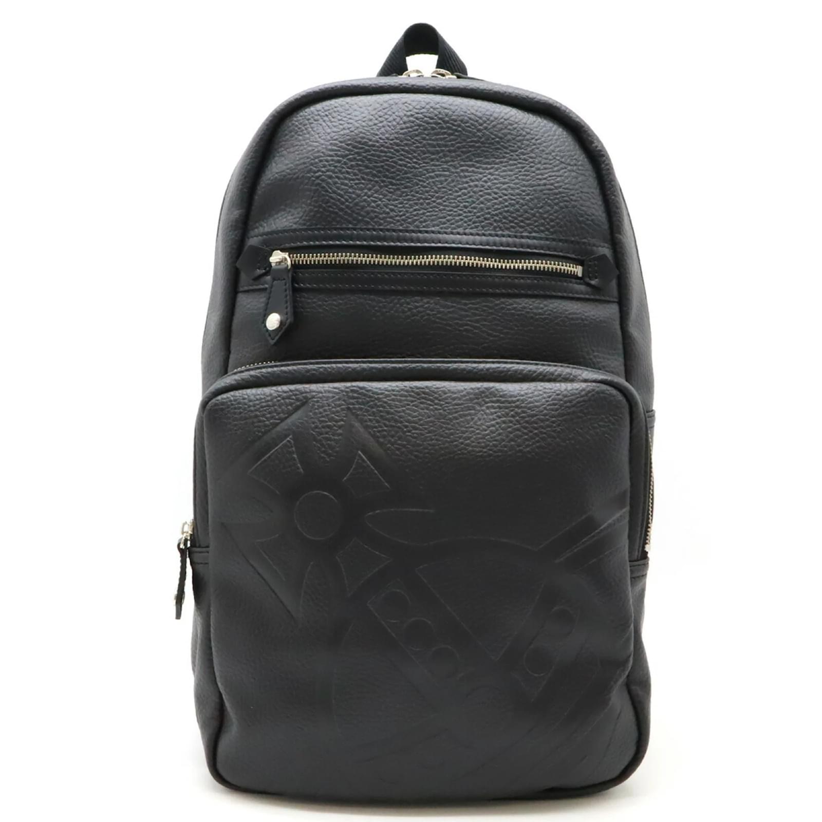 Vivienne Westwood Hamilton Orb Backpack Black Leather ref.1618683 ...