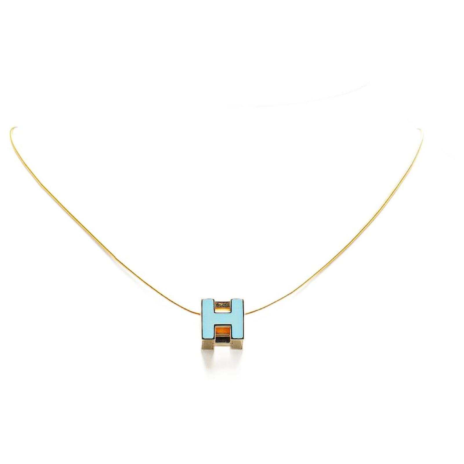 Hermes cube necklace store