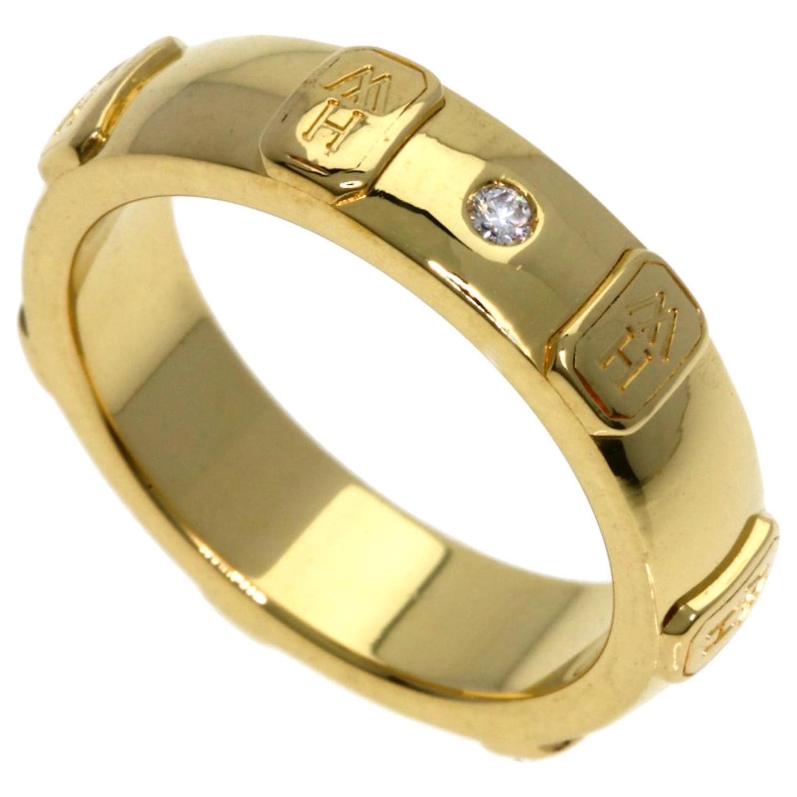 Harry Winston HW 1P Diamond Ring Yellow gold ref.1621422 - Joli Closet